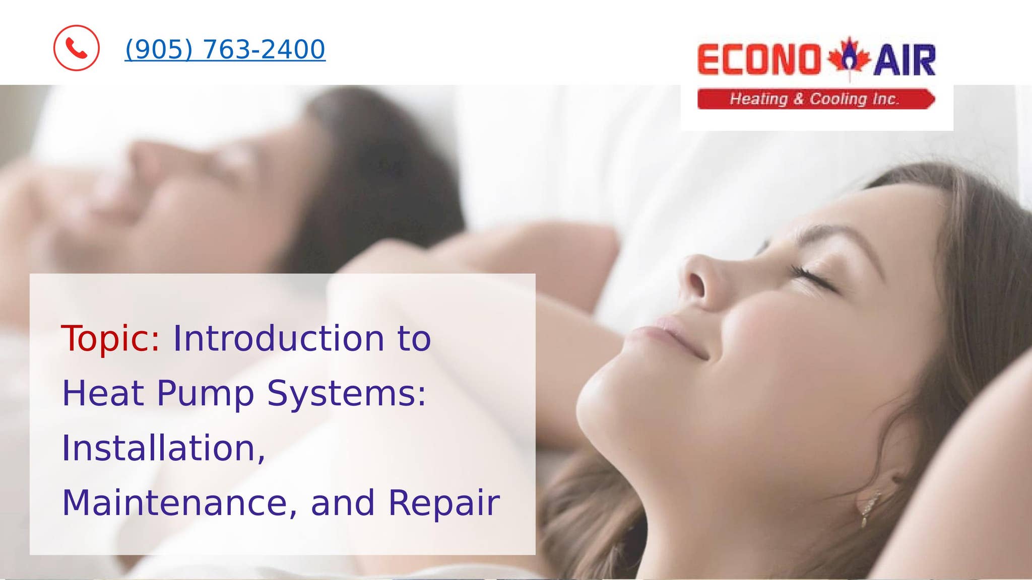 Introduction to Heat Pump Systems: Installation, Maintenance, and Repair by Econoair Heating ...