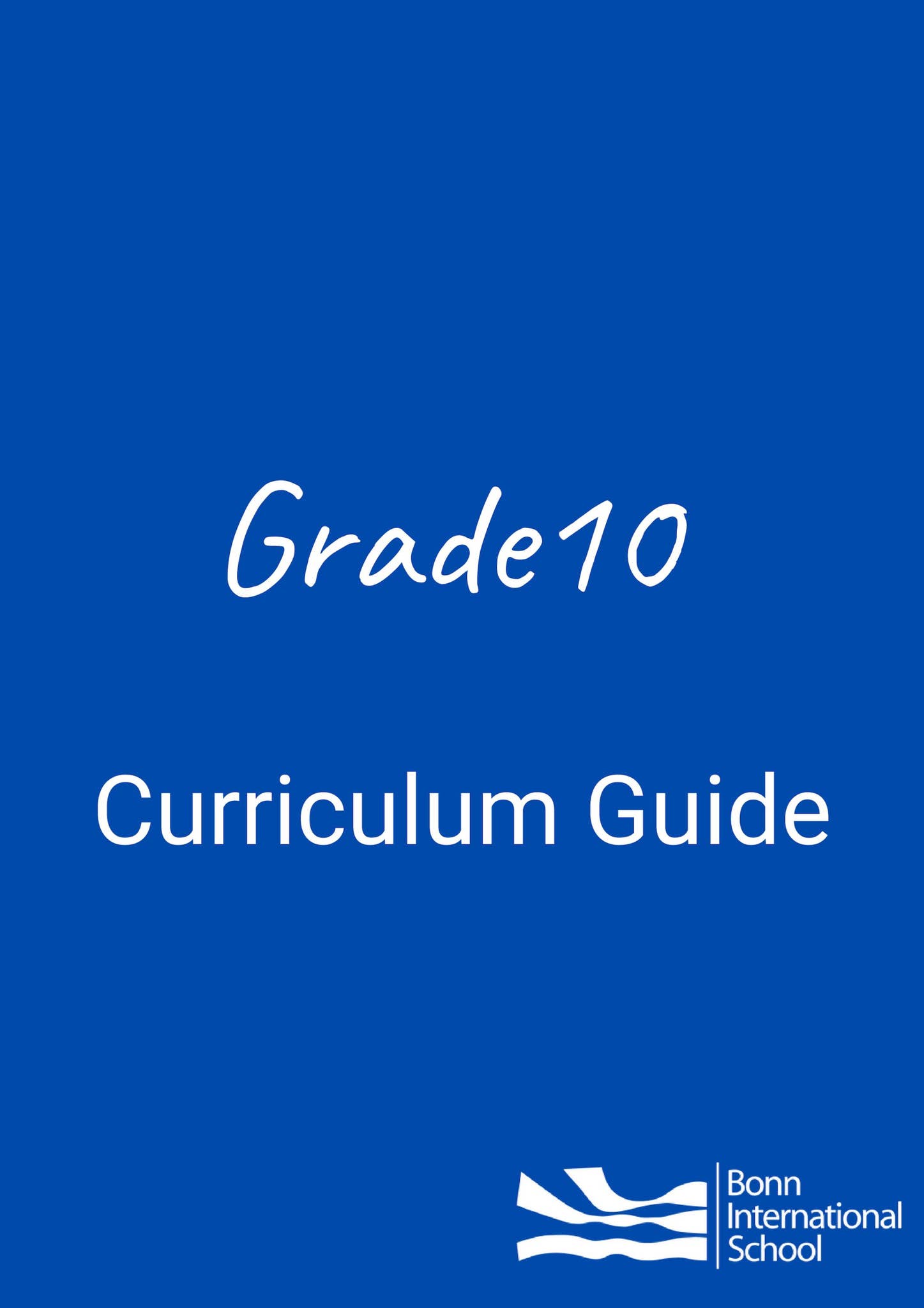Grade 10 Curriculum by Bonn International School - Issuu