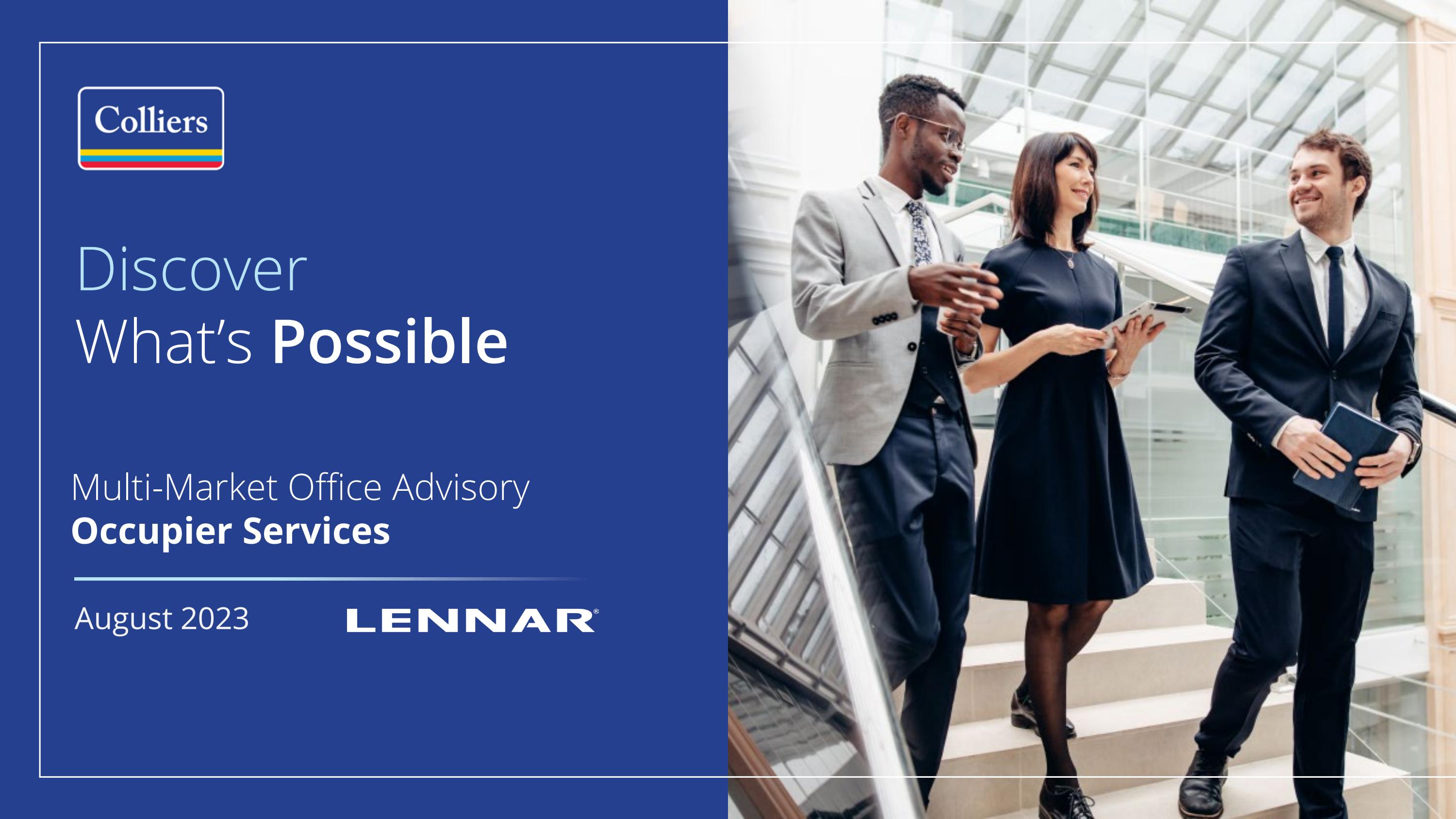 Occupier Services Proposal - Lennar by Colliers - Issuu