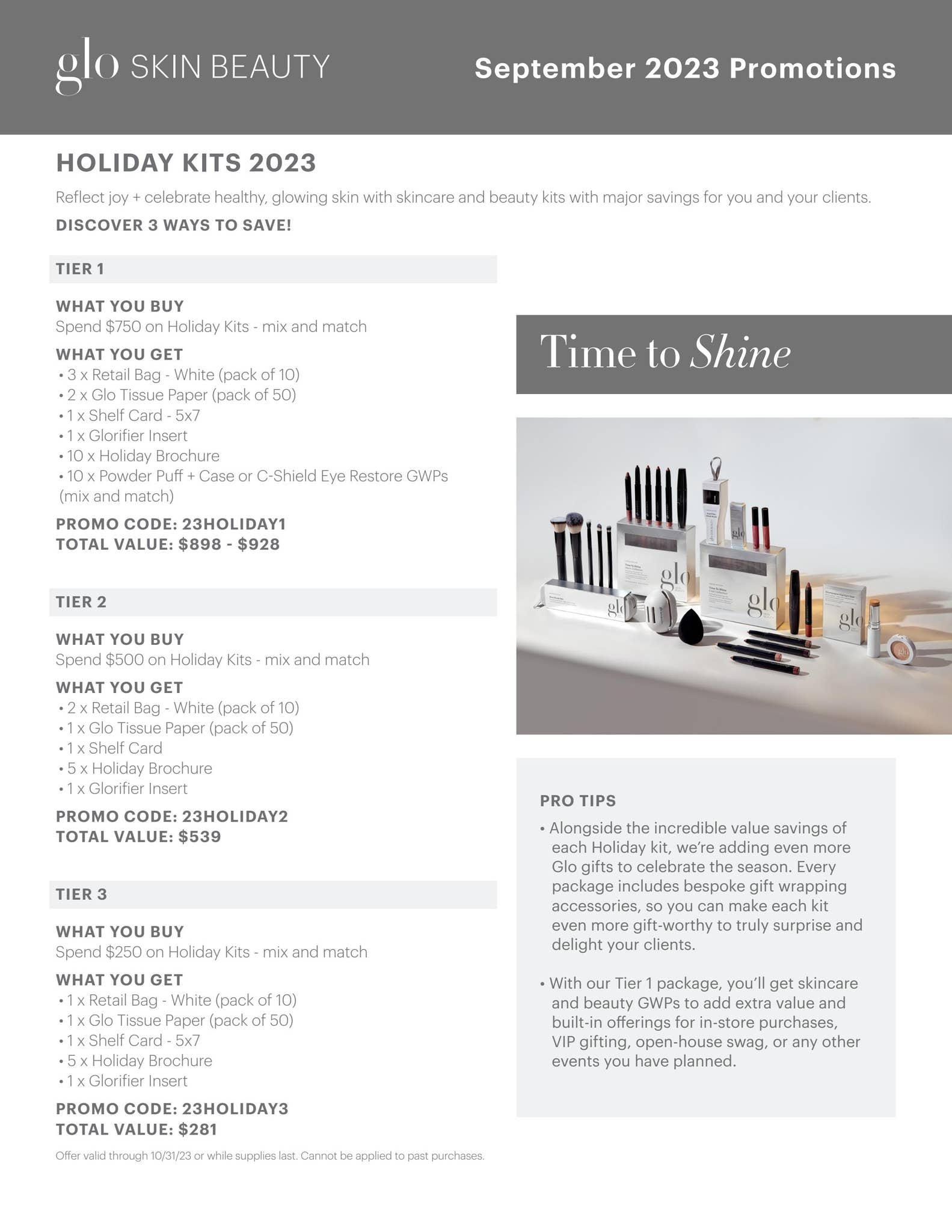 September 2023 Promotions Flyer by Glo Skin Beauty - Issuu