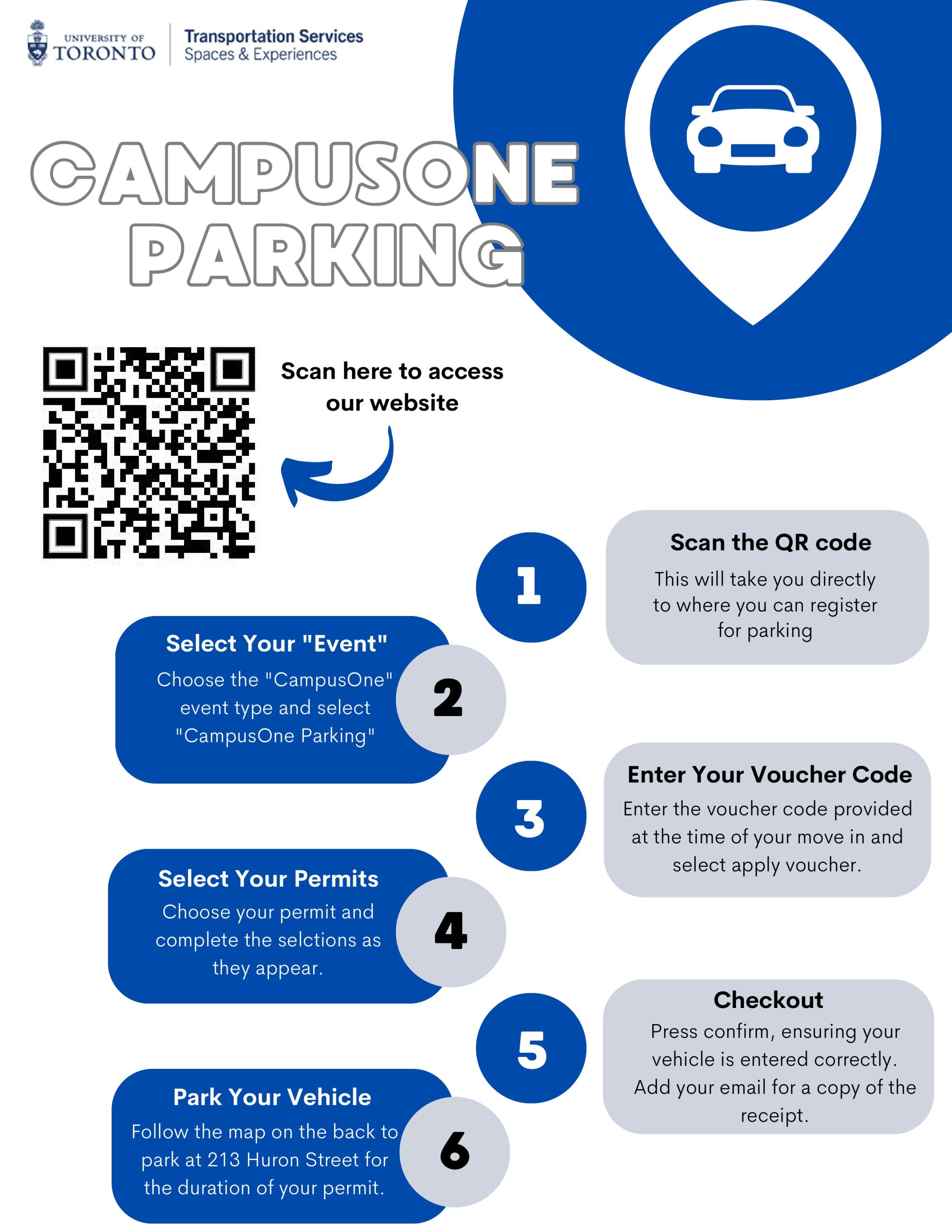 CampusOne Parking Flyer by Canadian Campus Communities - Issuu