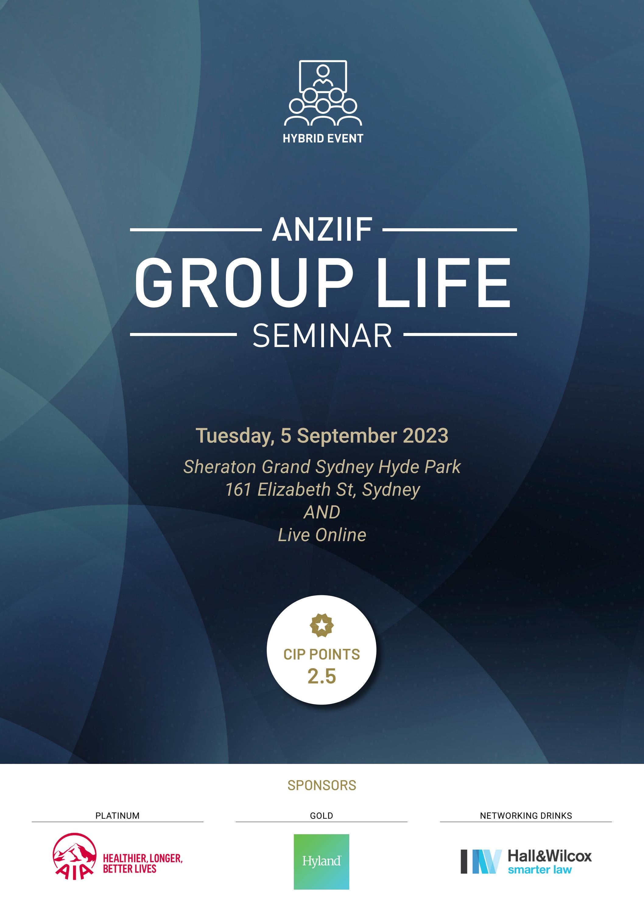 2023 ANZIIF Group Life Seminar Program by ANZIIF - Issuu