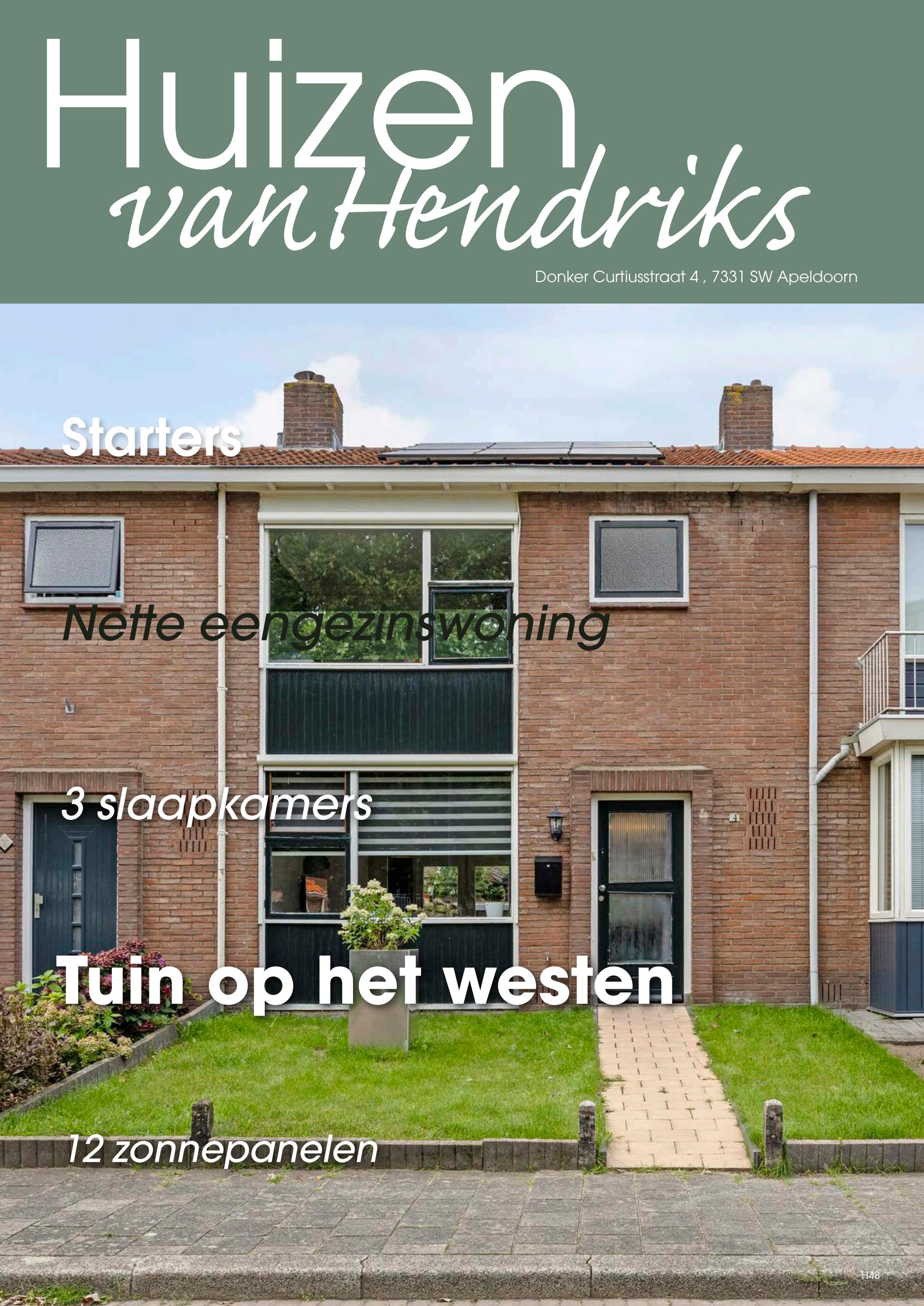 Donker Curtiusstraat 4, Apeldoorn by Hendriks Makelaardij - meer ...