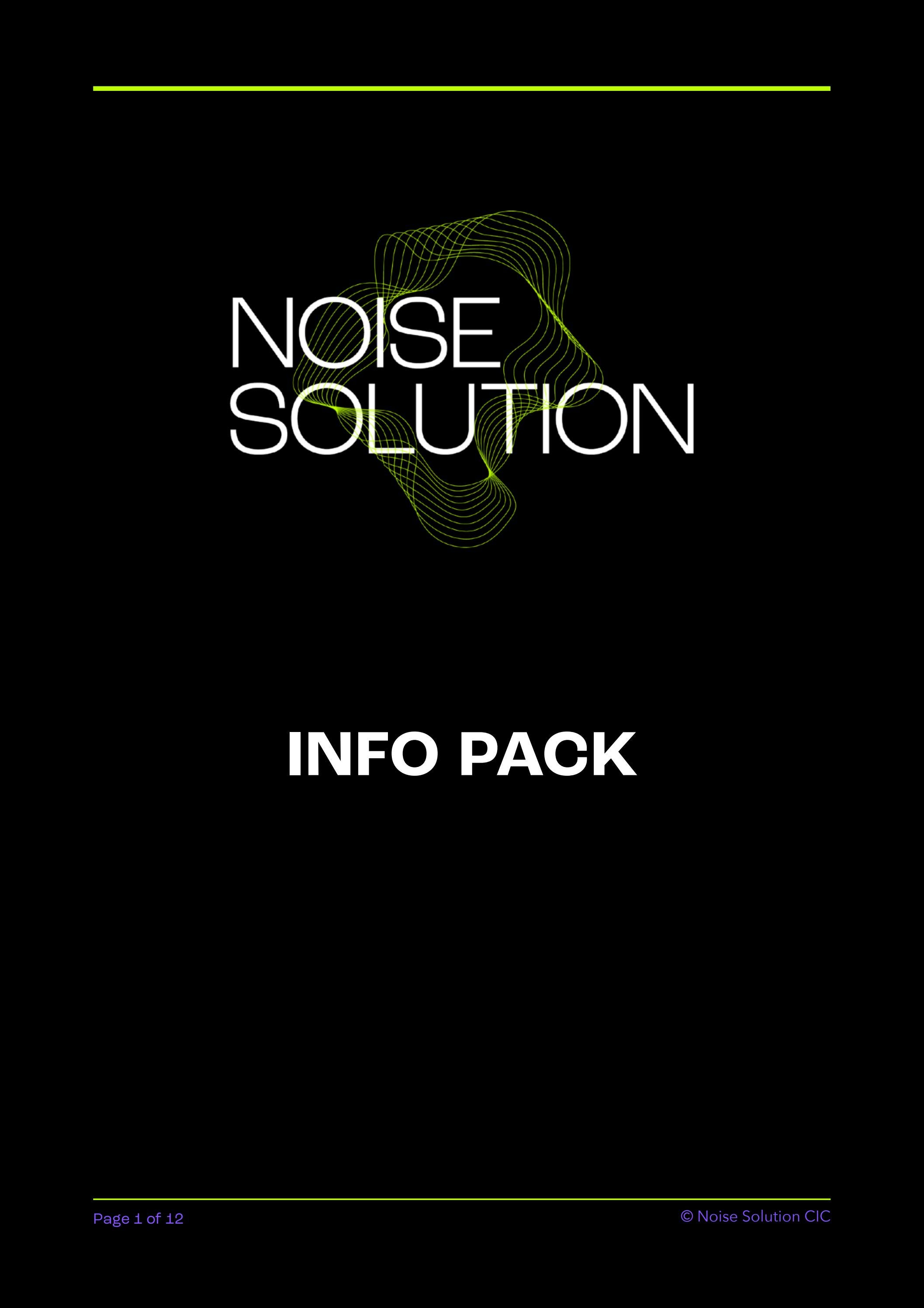 Noise Solution information pack 2023 by noisesolutionuk - Issuu