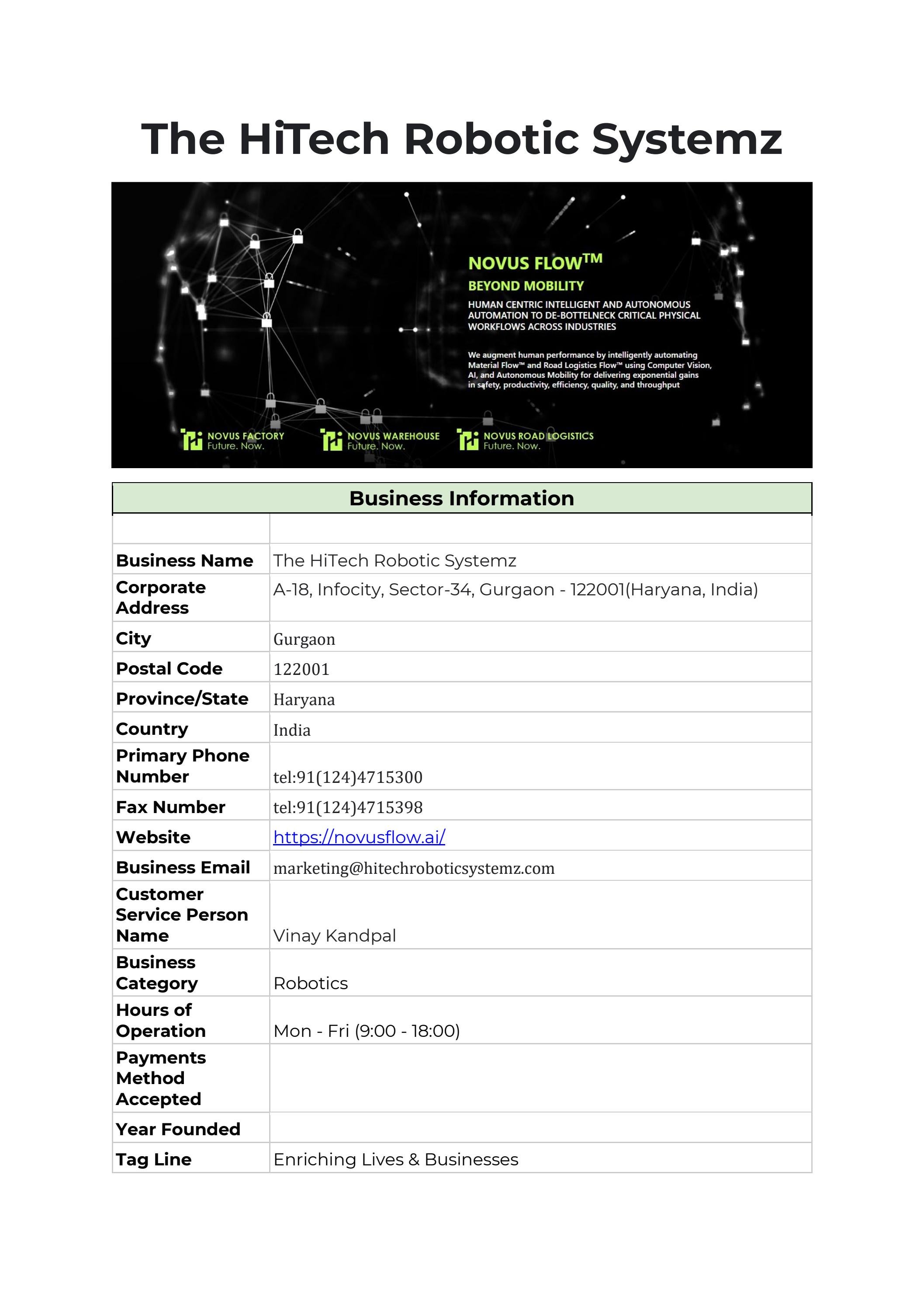 The HiTech Robotic Systemz by The HiTech Robotic Systemz - Issuu