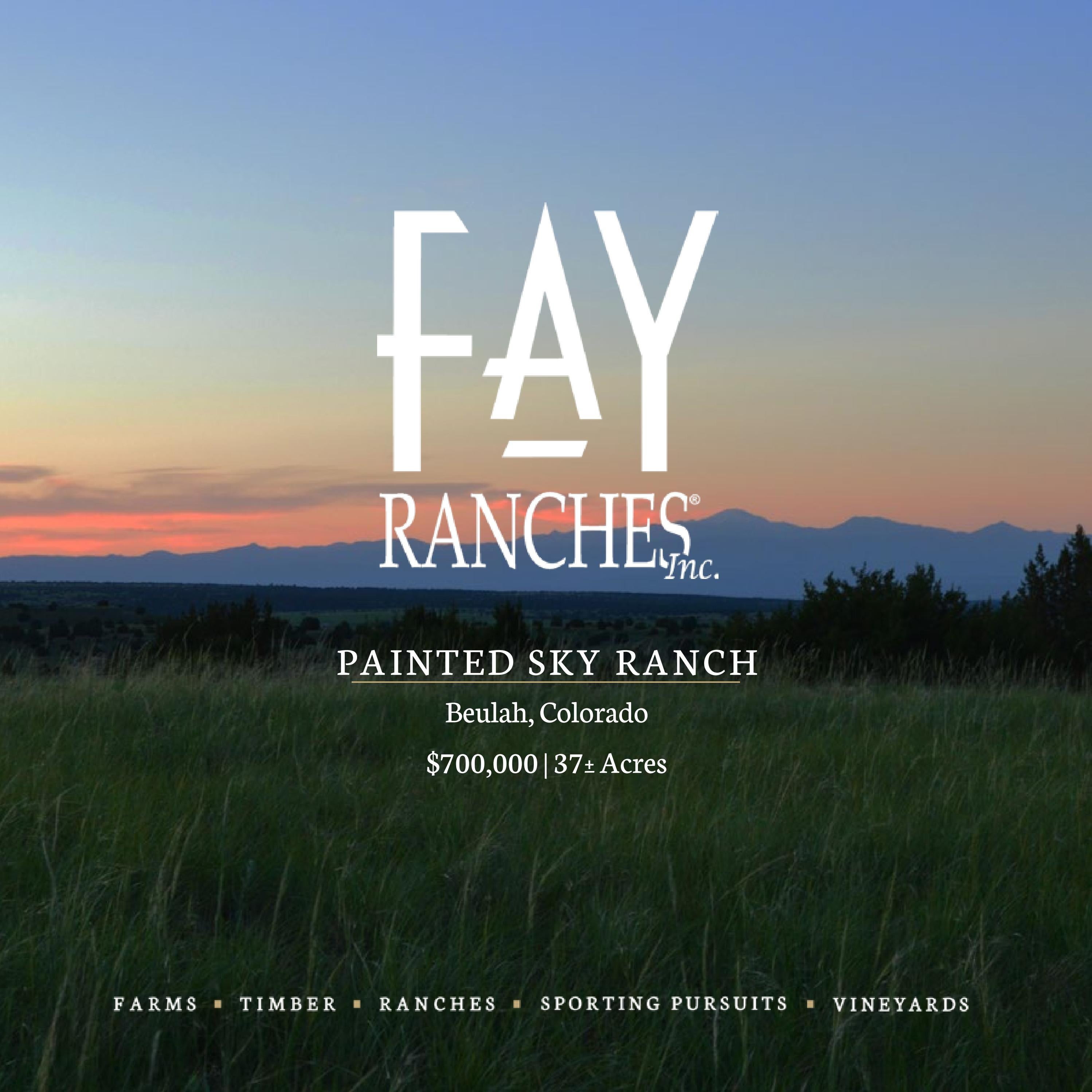 SOLD: Painted Sky Ranch | Fay Ranches by Fay Ranches - Issuu