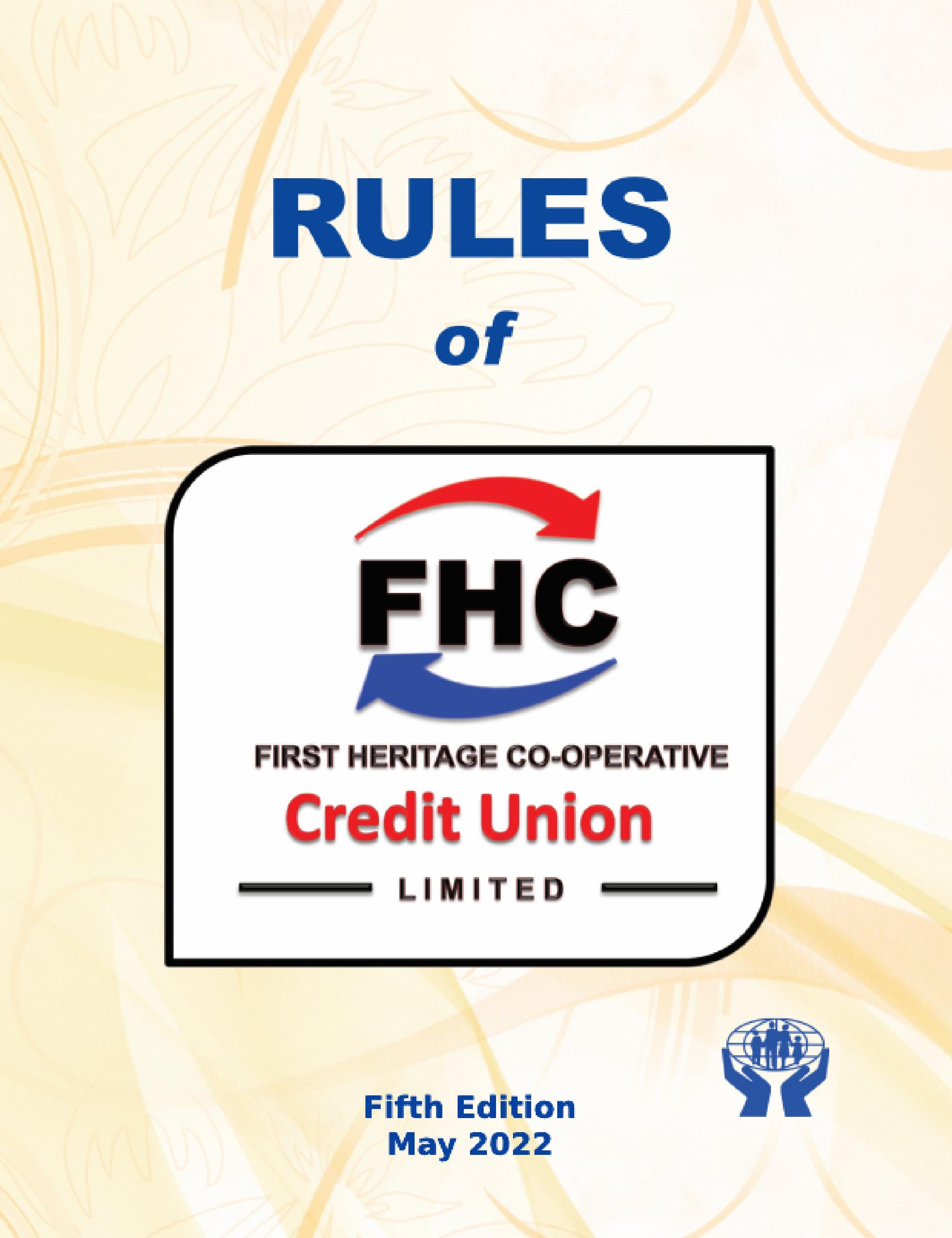 FHC Rules Booklet by First Heritage Co-operative Credit Union - Issuu