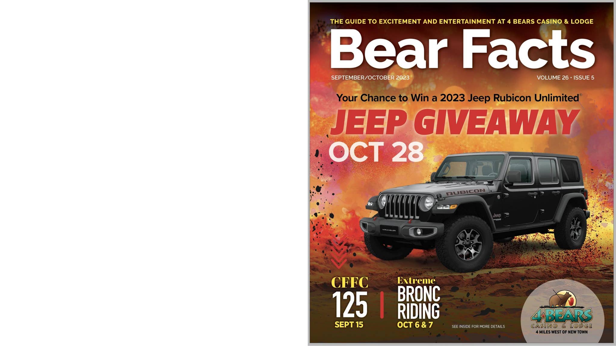 4 Bears September/October 2023 Bear Facts by 4 Bears Casino & Lodge - Issuu