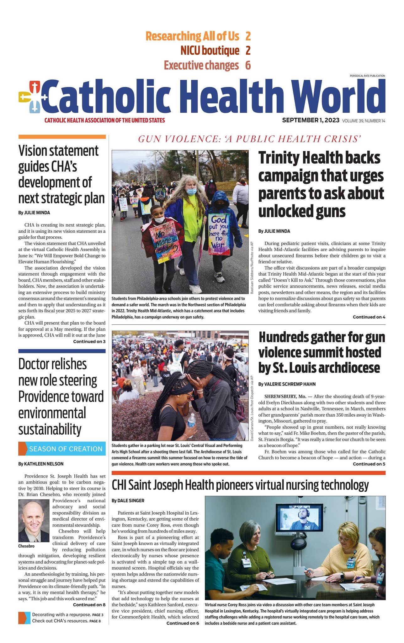 Catholic Health World - September 1, 2023 by Catholic Health ...