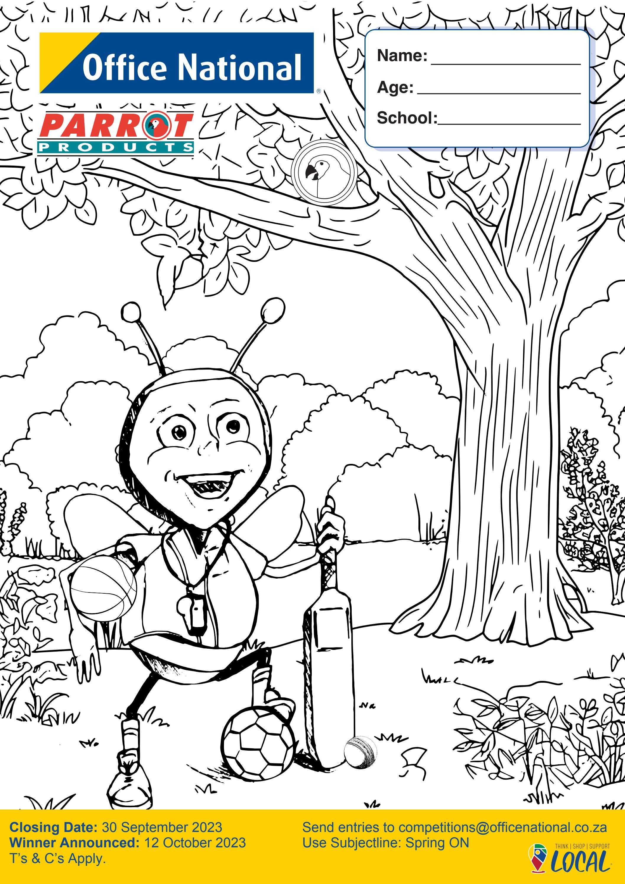 September Colouring Competition 2 (7-13 years) by OfficeNationalAfrica ...
