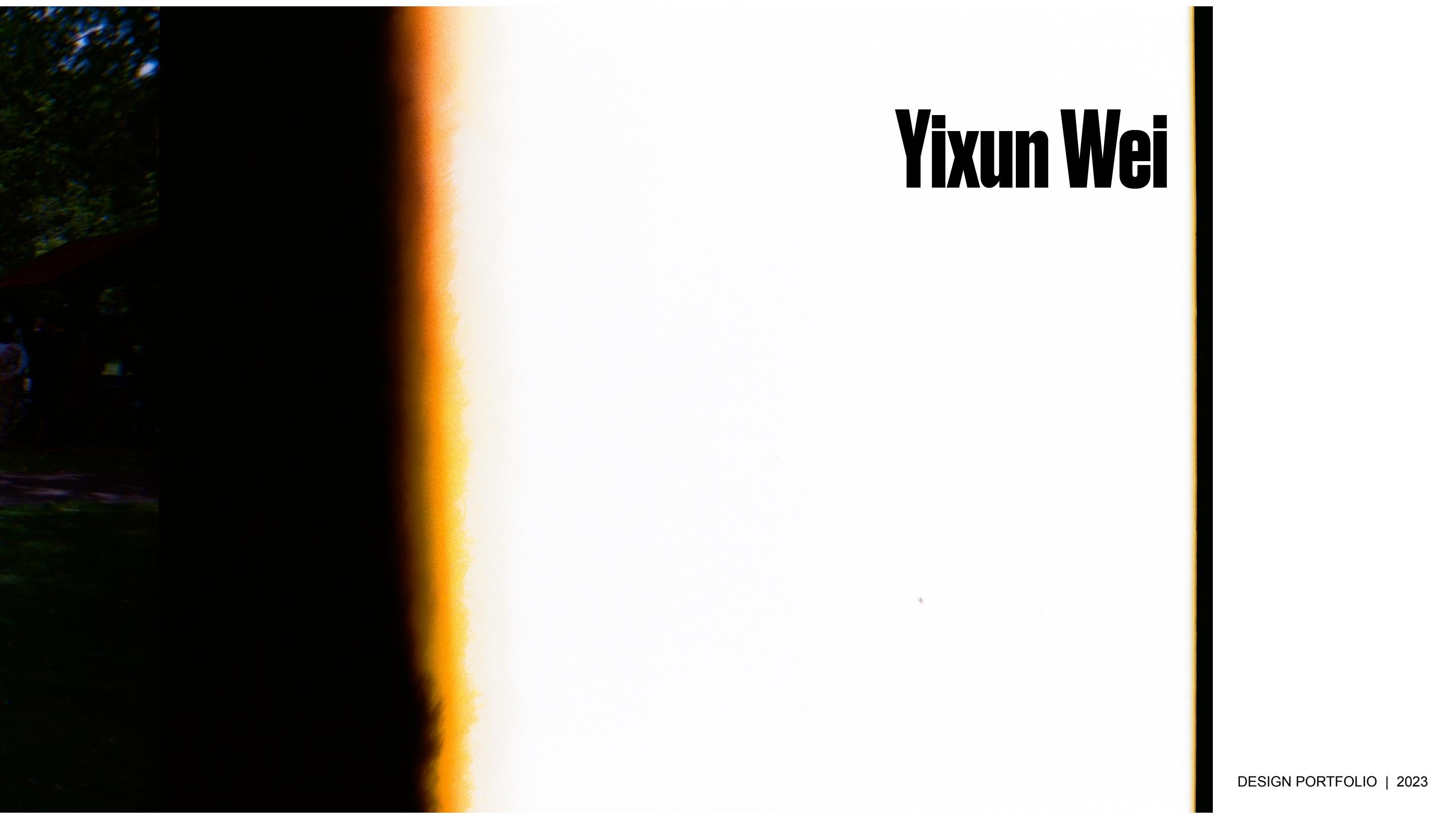 Yixun Wei Design Management Portfolio 2023 by YIXUN WEI - Issuu