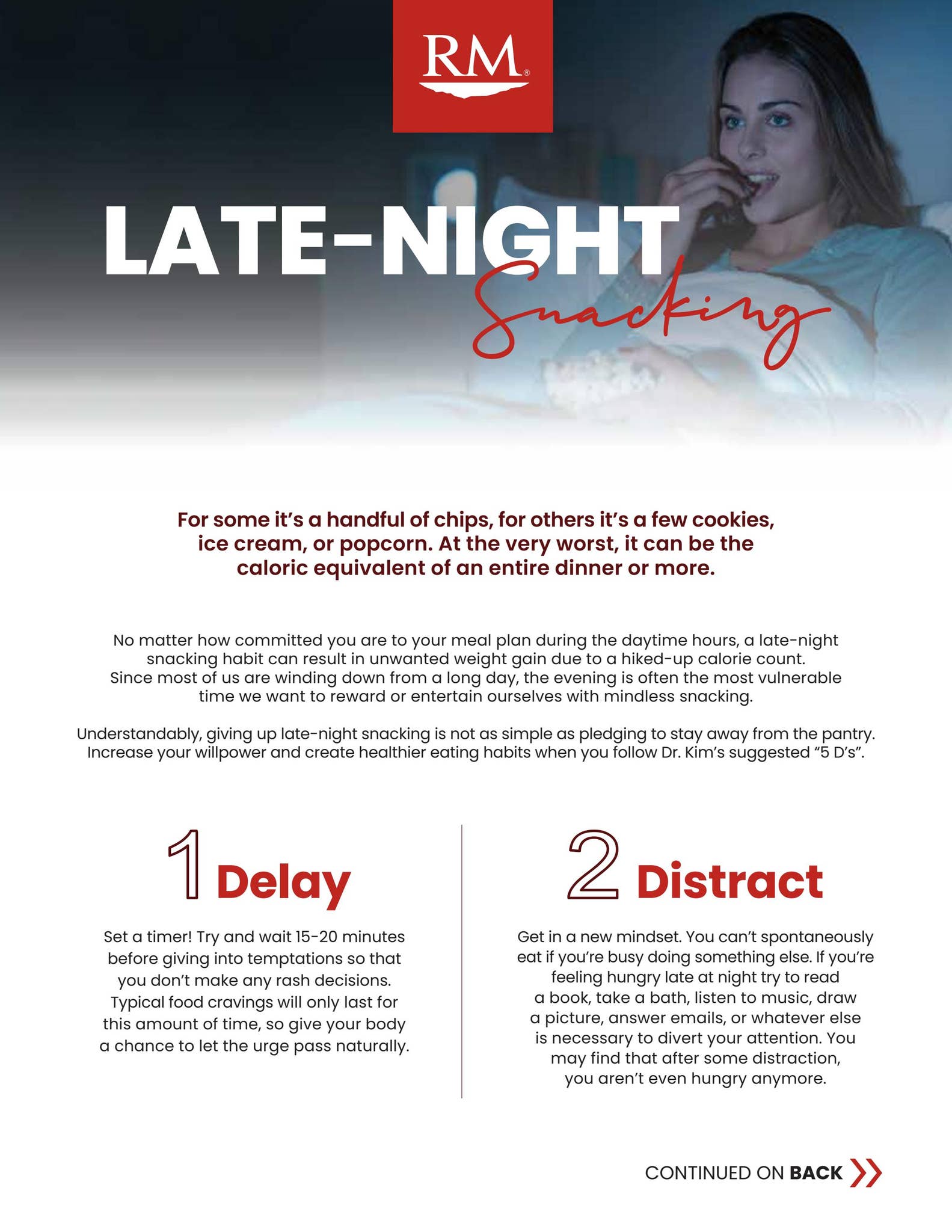 Late-Night Snacking Handout by Red Mountain Weight Loss - Issuu