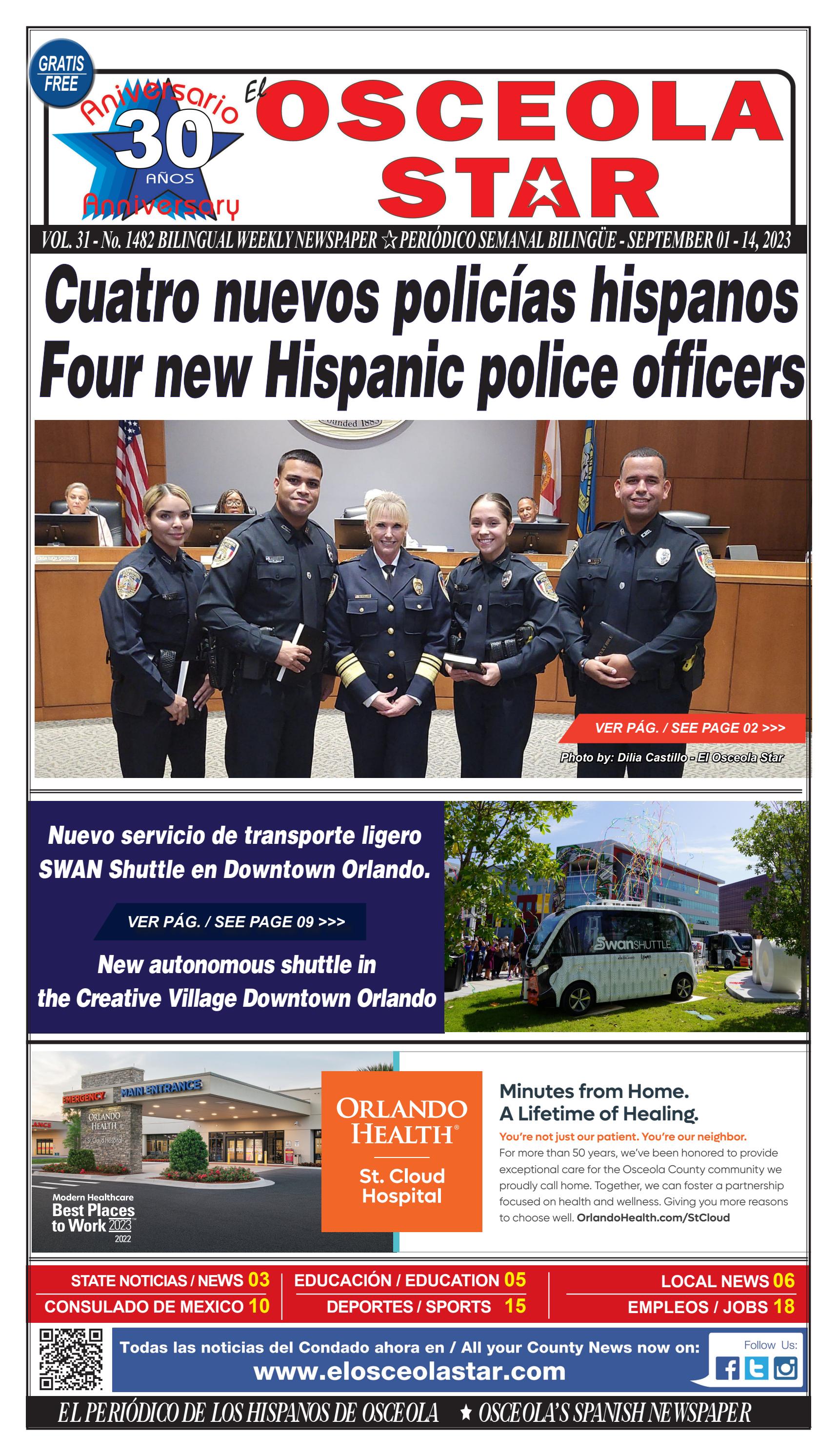Edition 1482 - El Osceola Star Newspaper, Sept 01 - 14,2023 by El ...