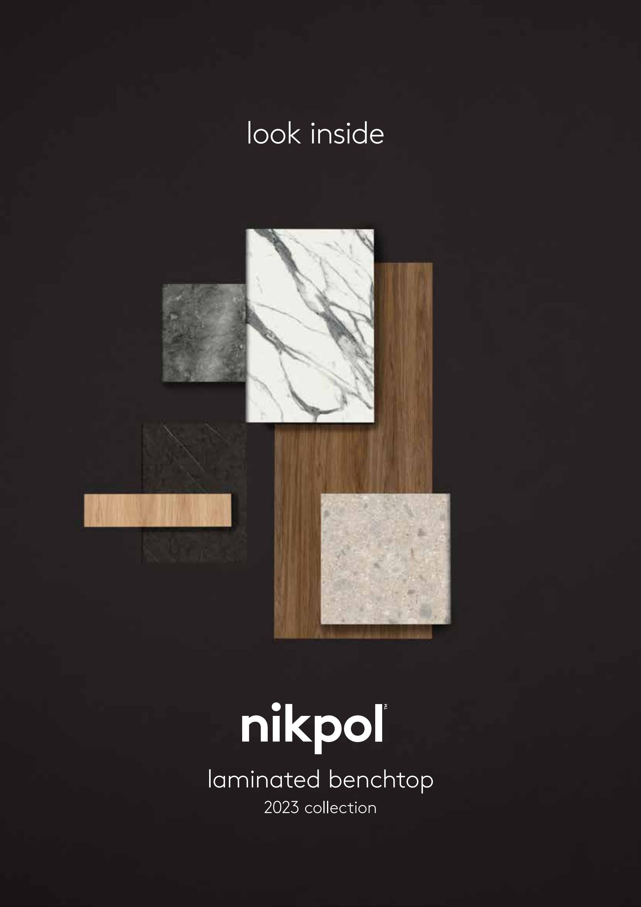 Laminated Benchtop Range 2023 by Nikpol Australia - Issuu
