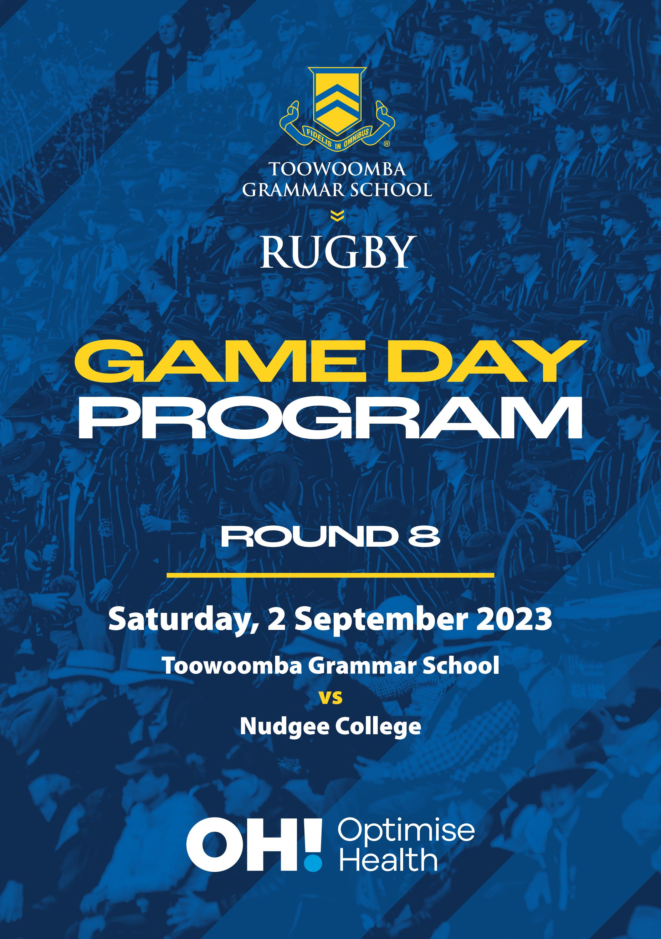 2023 Rugby Game Day Program by toowoombagrammarschool - Issuu