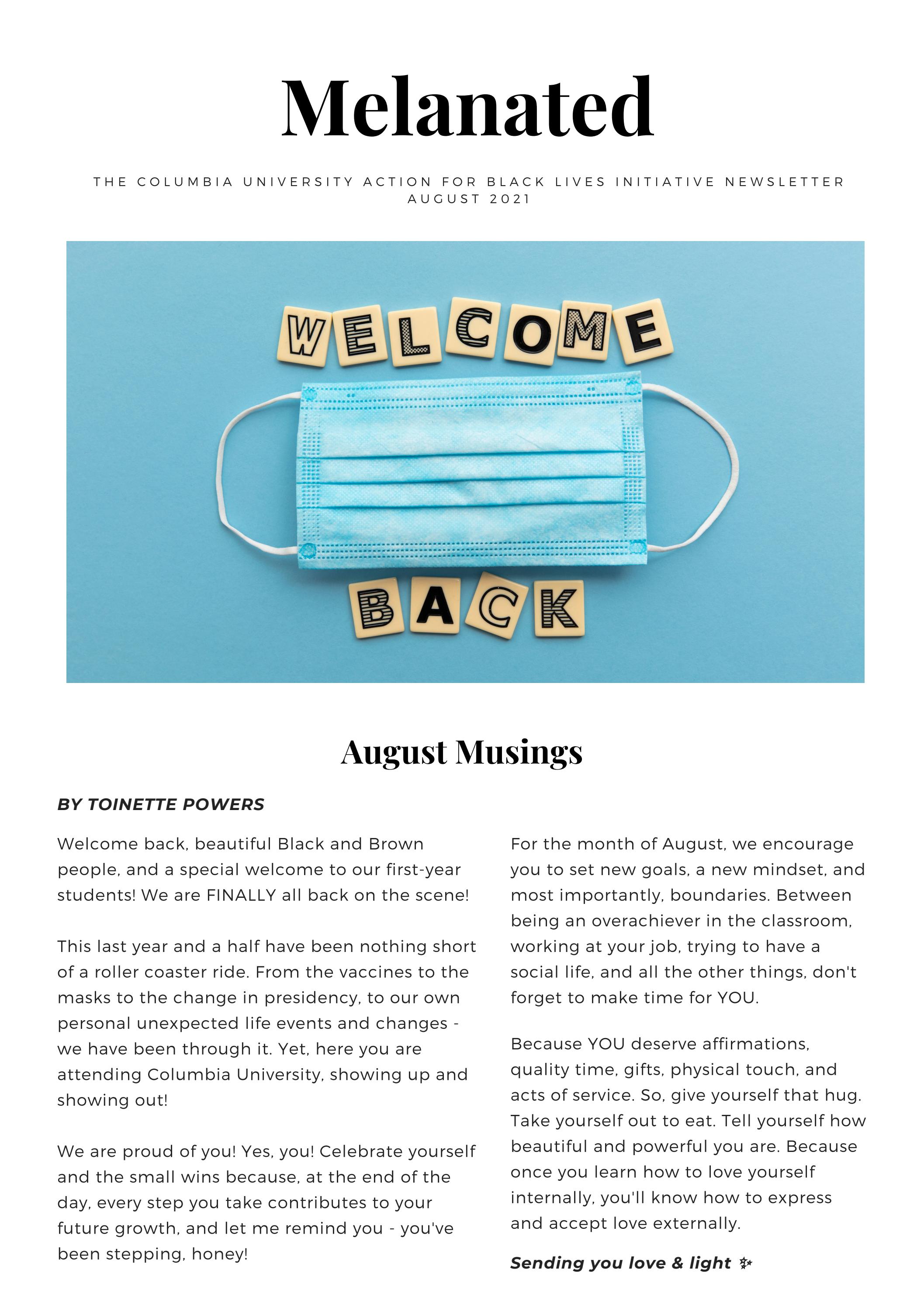 Melanated (Aug 2021) by CSSW Action Lab - Issuu