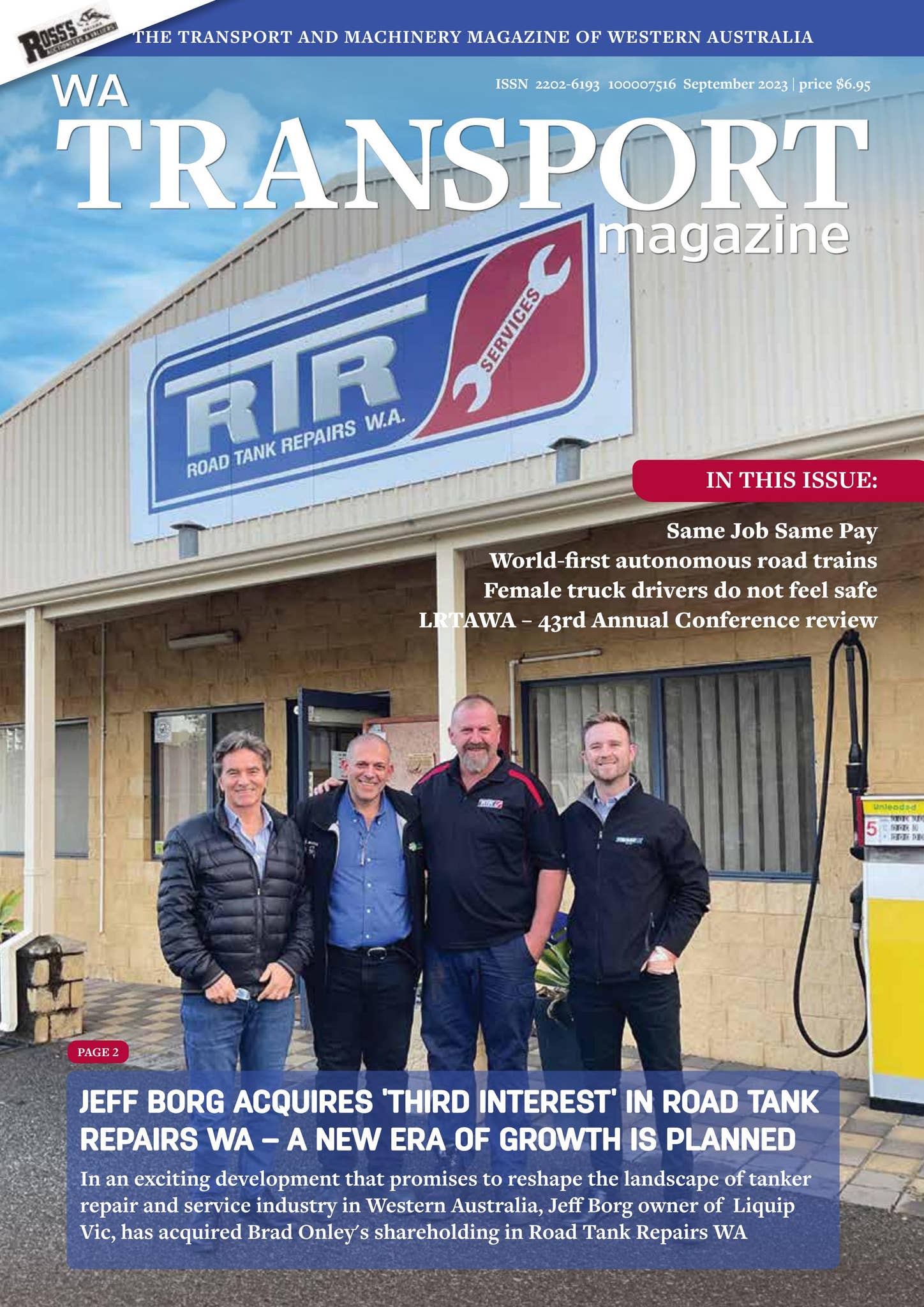 WA TRANSPORT MAGAZINE - SEPTEMBER 2023 EDITION by Angry Chicken ...