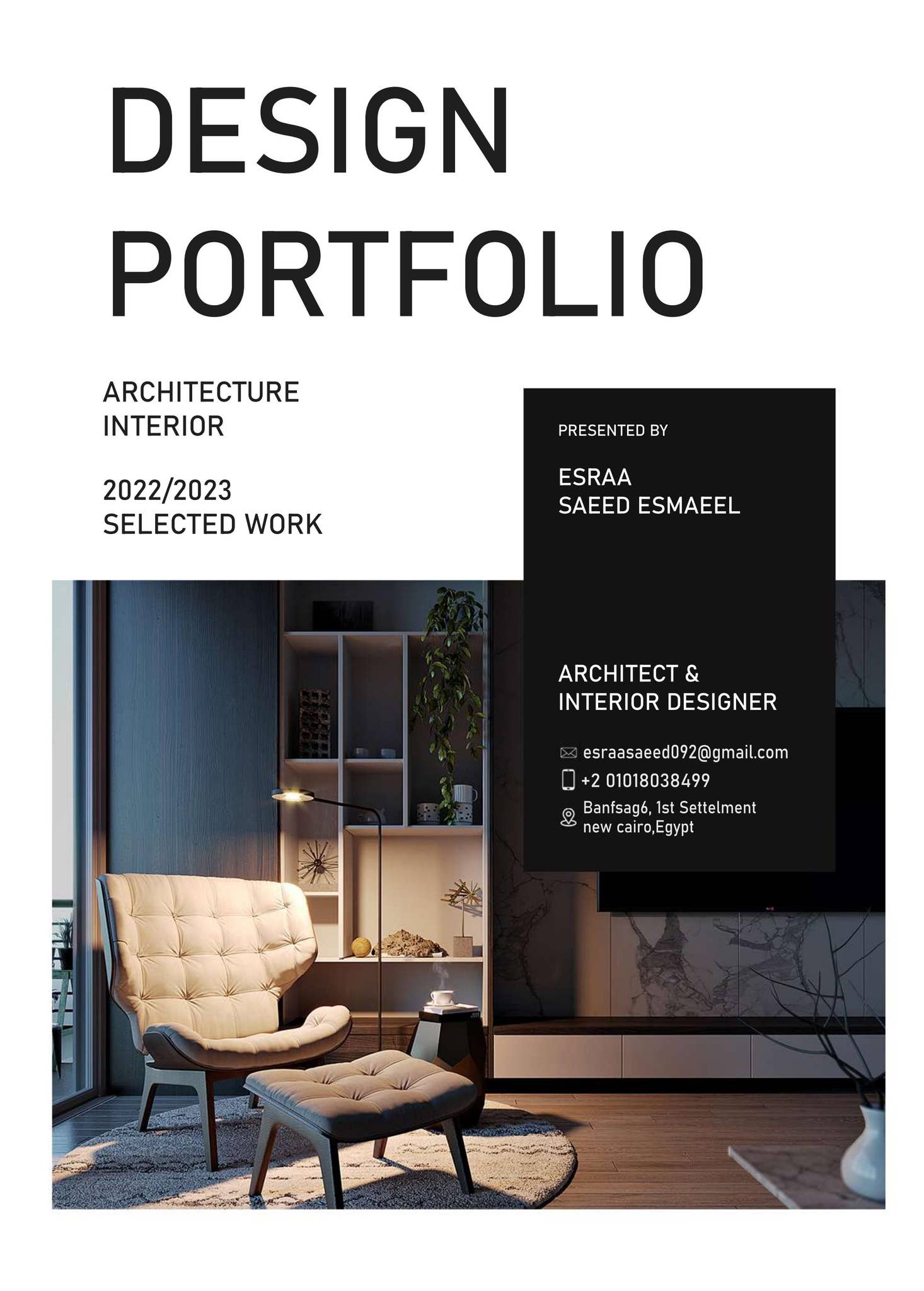 Esraa saeed Architect & Interior designer Portfolio by esraasaeed092 ...