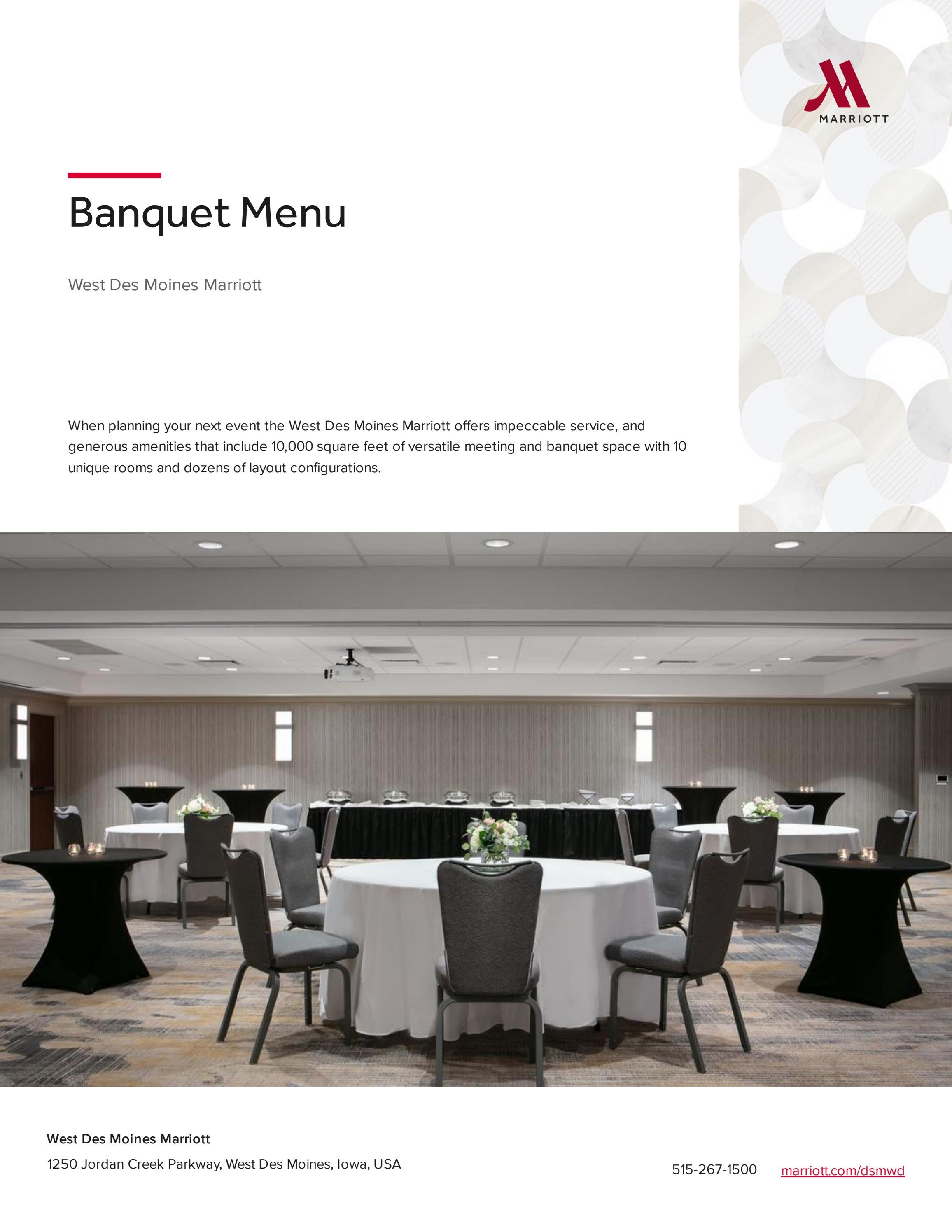 117- Marriott Banquet Menu by Kinseth Hospitality Companies - Issuu
