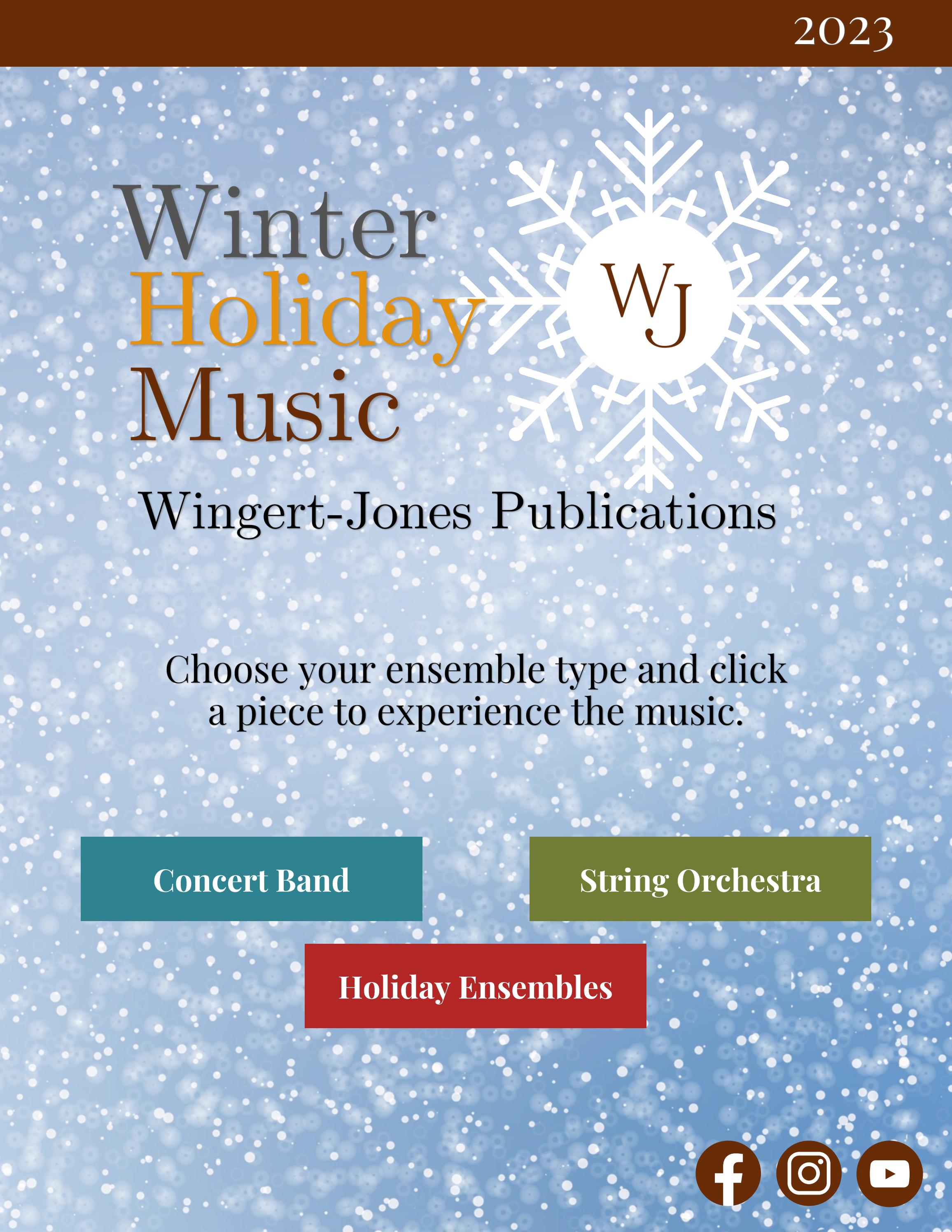 Winter Holiday Music 2023 - Wingert-Jones Publications by excelciamusic ...
