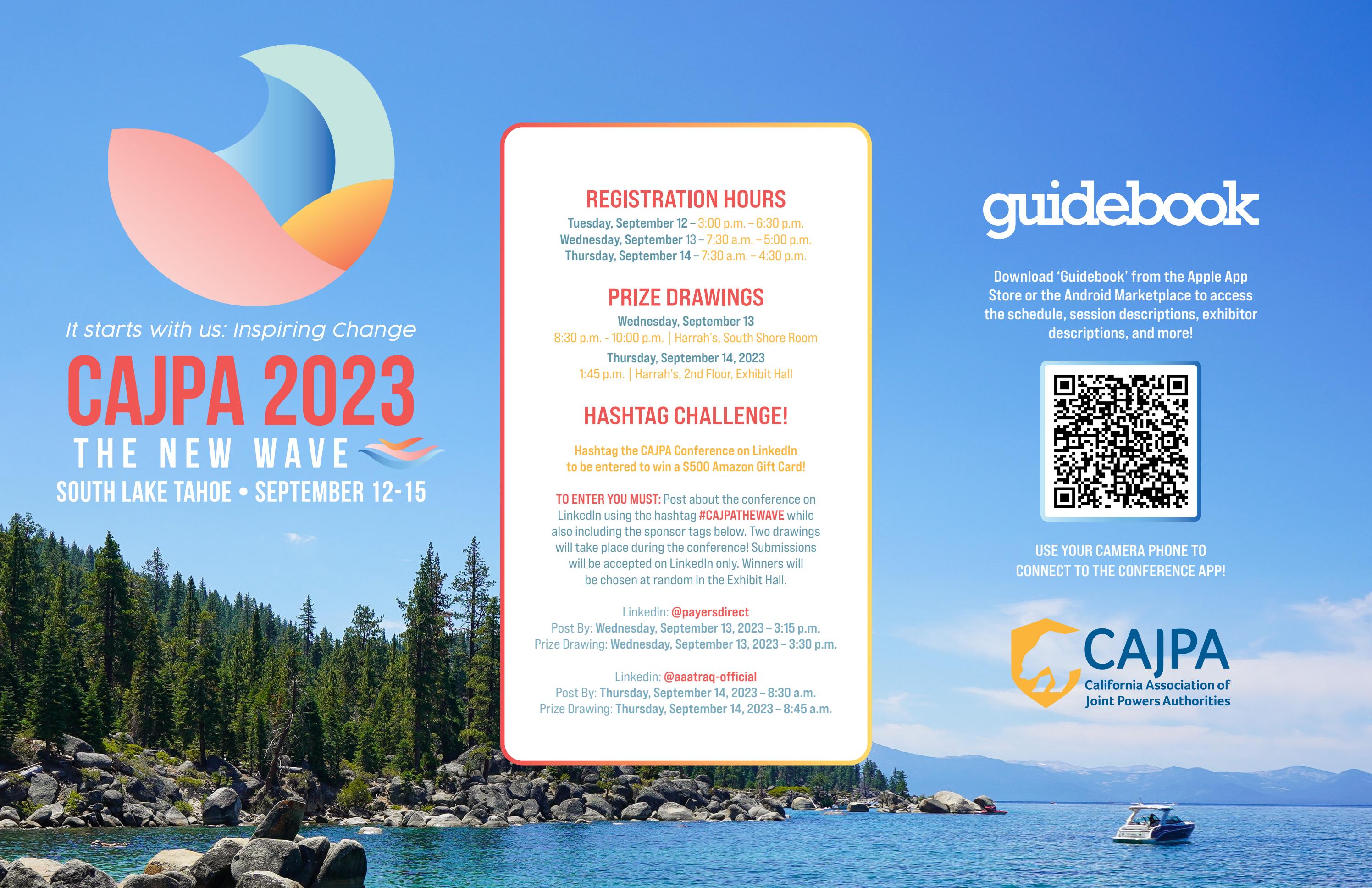 2023 CAJPA Fall Conference - Agenda at a Glance by SMA Launch - Issuu