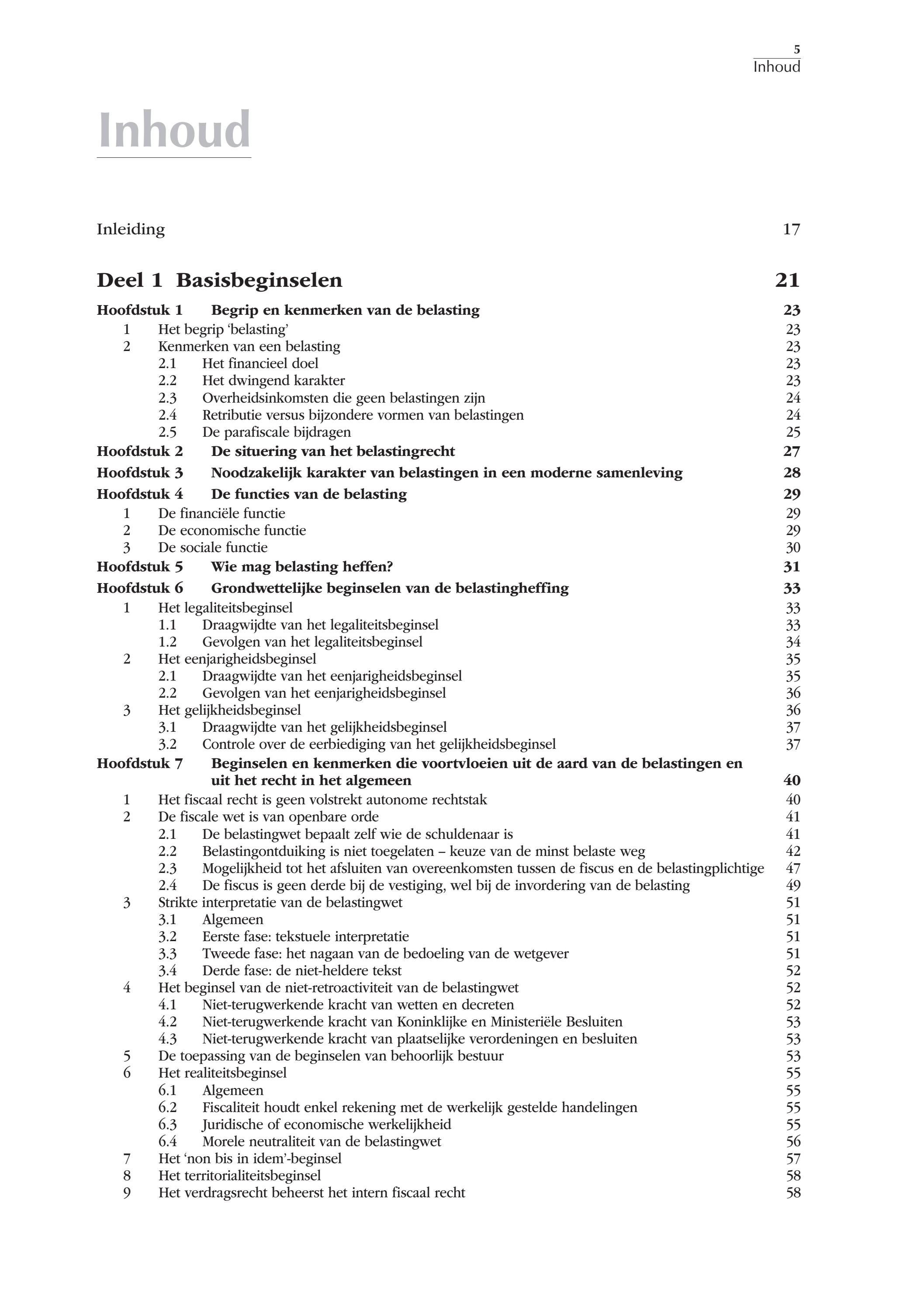 Inhoudsopgave_Praktisch belastingrecht_2023 by VAN IN - Issuu