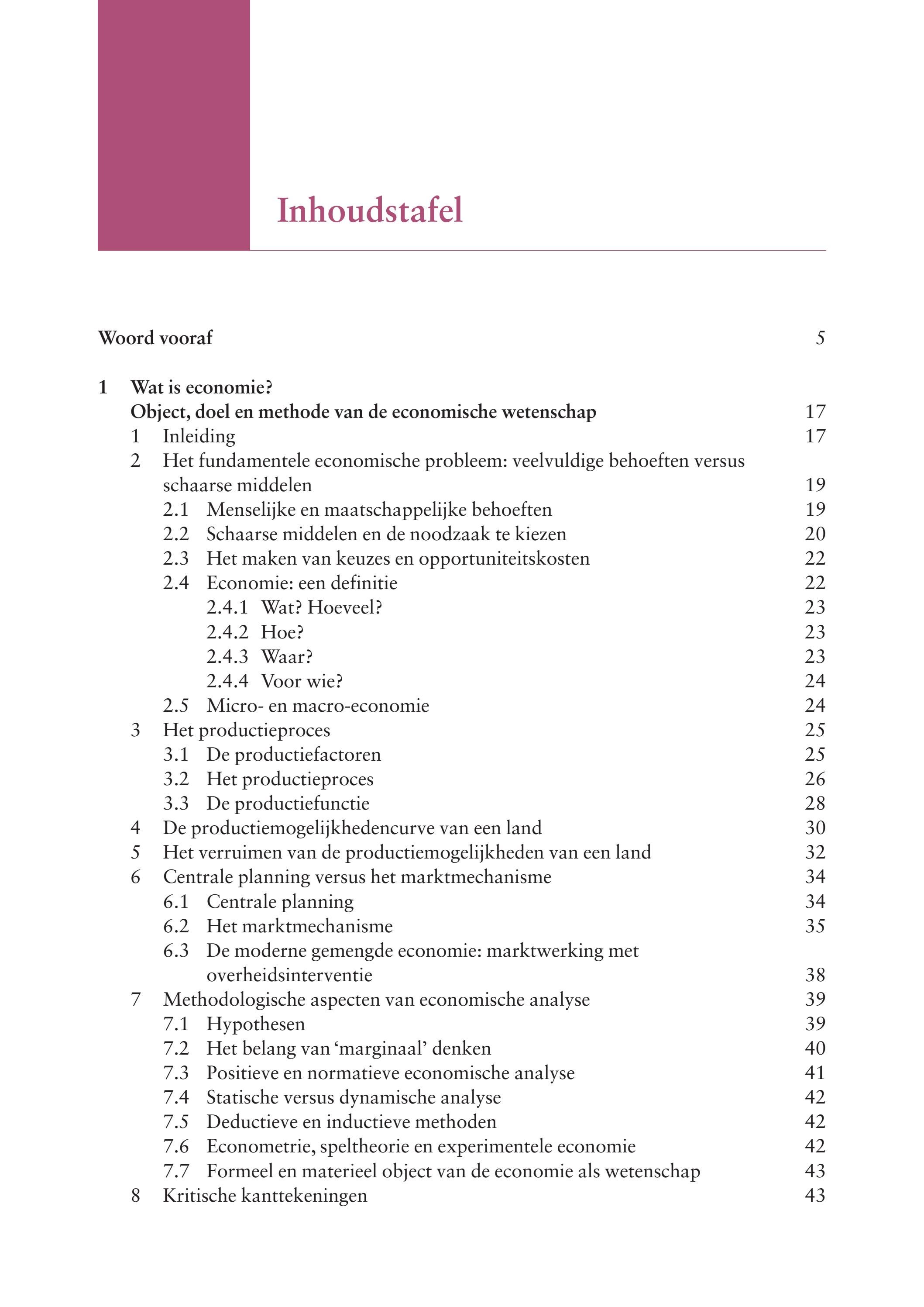 Inhoudsopgave_Algemene economie_2023 by VAN IN - Issuu