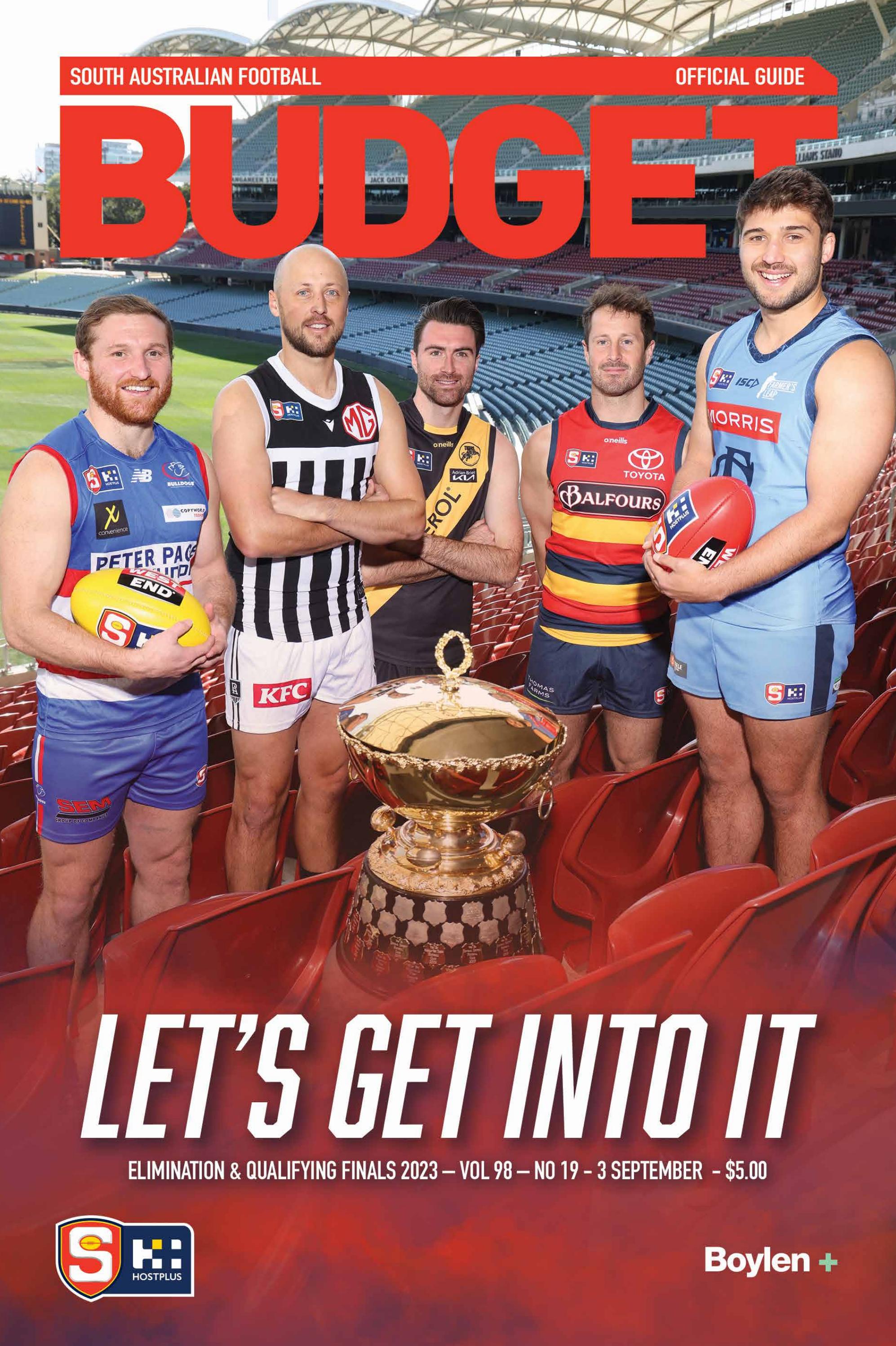 South Australian Football Budget - Round 19 2023 - Vol 98 - No. 19 - 3 ...