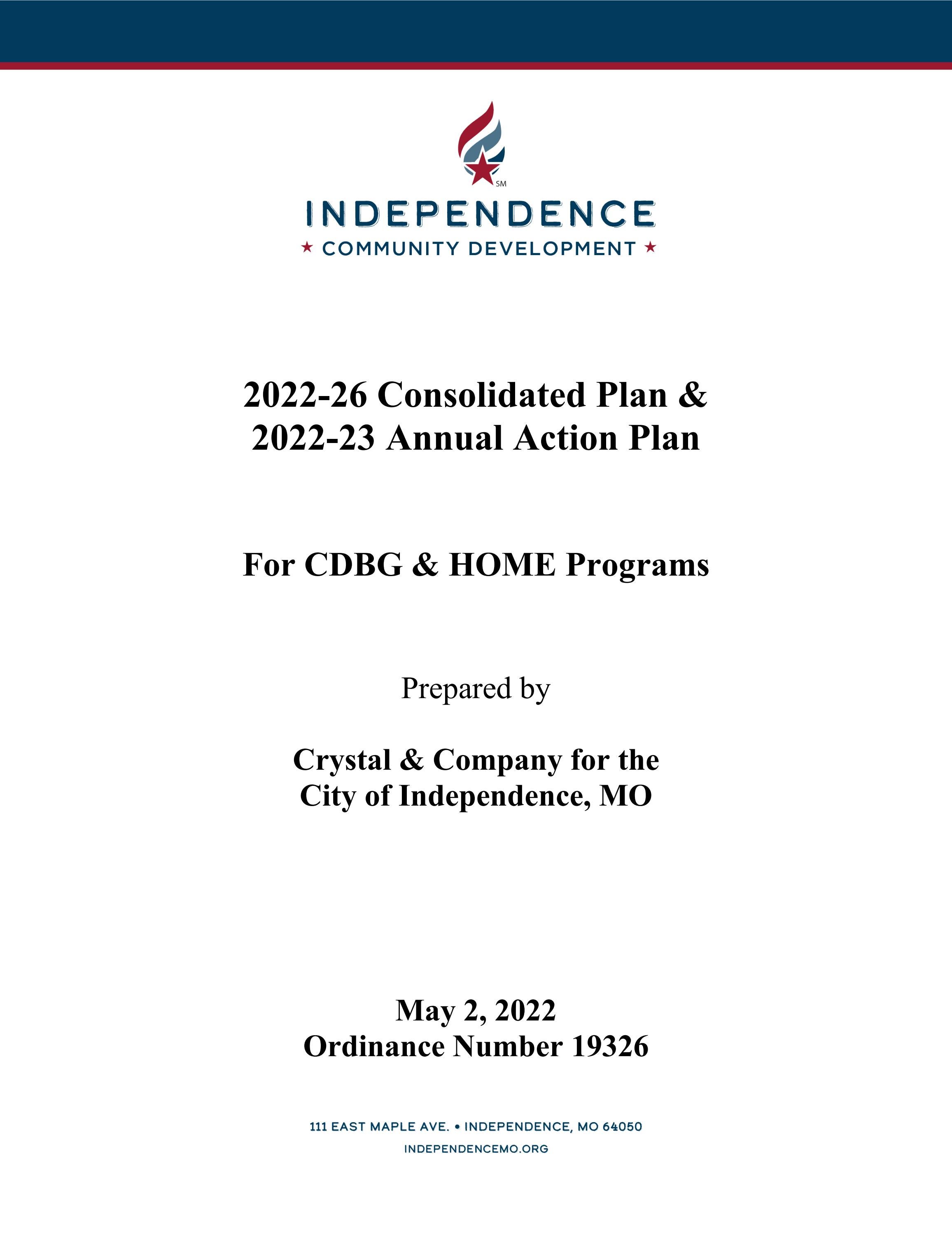 2022-26 Five-Year Consolidated Plan - CDBG & HOME Programs by ...