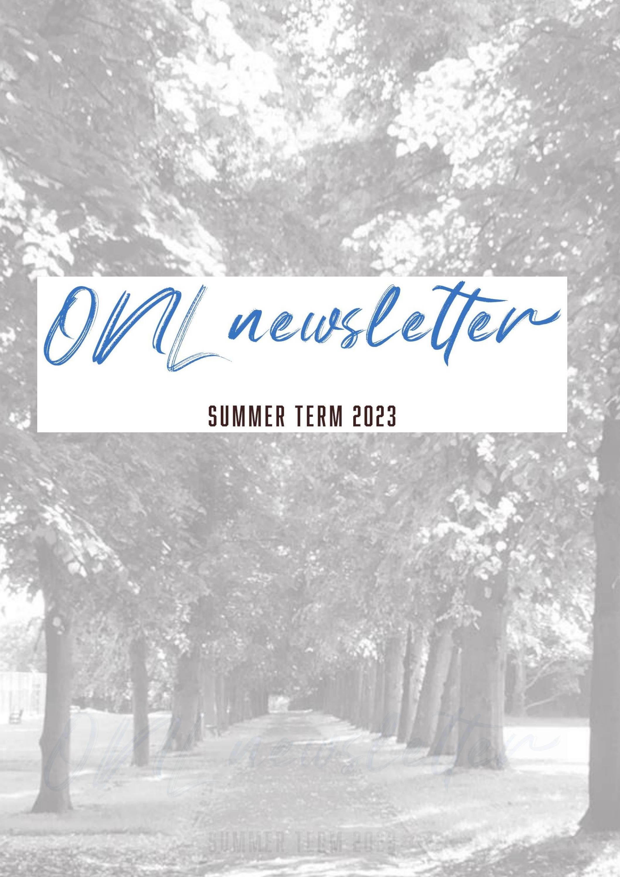 ONL Newsletter Summer 2023 by North London Collegiate School - Issuu