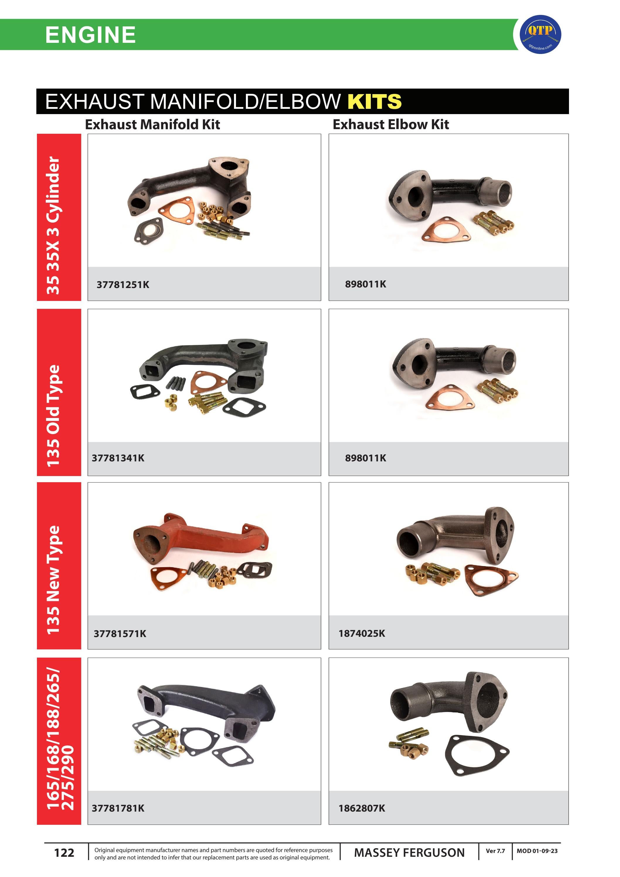 QTP Massey Ferguson Part Catalogue by Quality Tractor Parts - Issuu