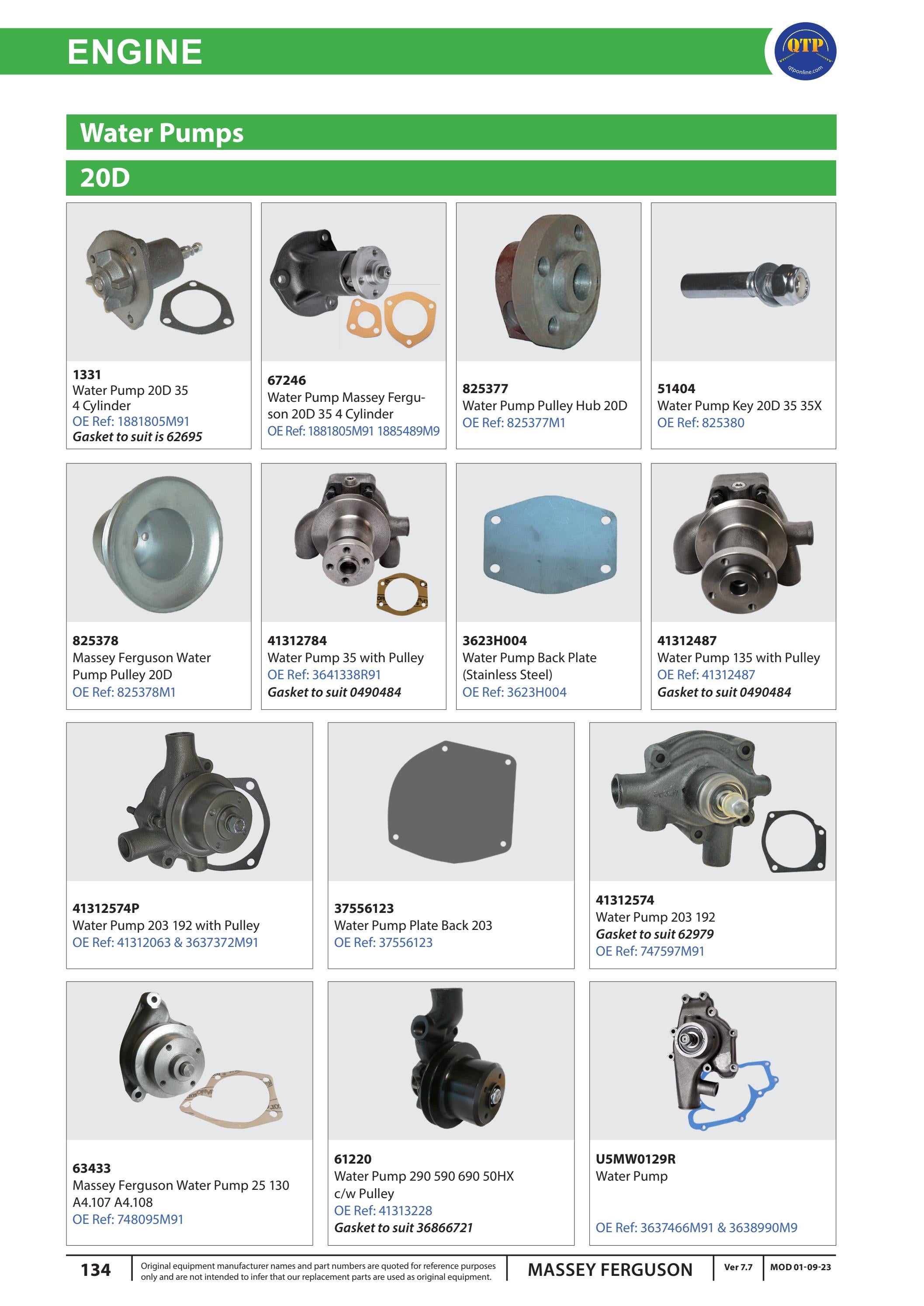 QTP Massey Ferguson Part Catalogue by Quality Tractor Parts - Issuu