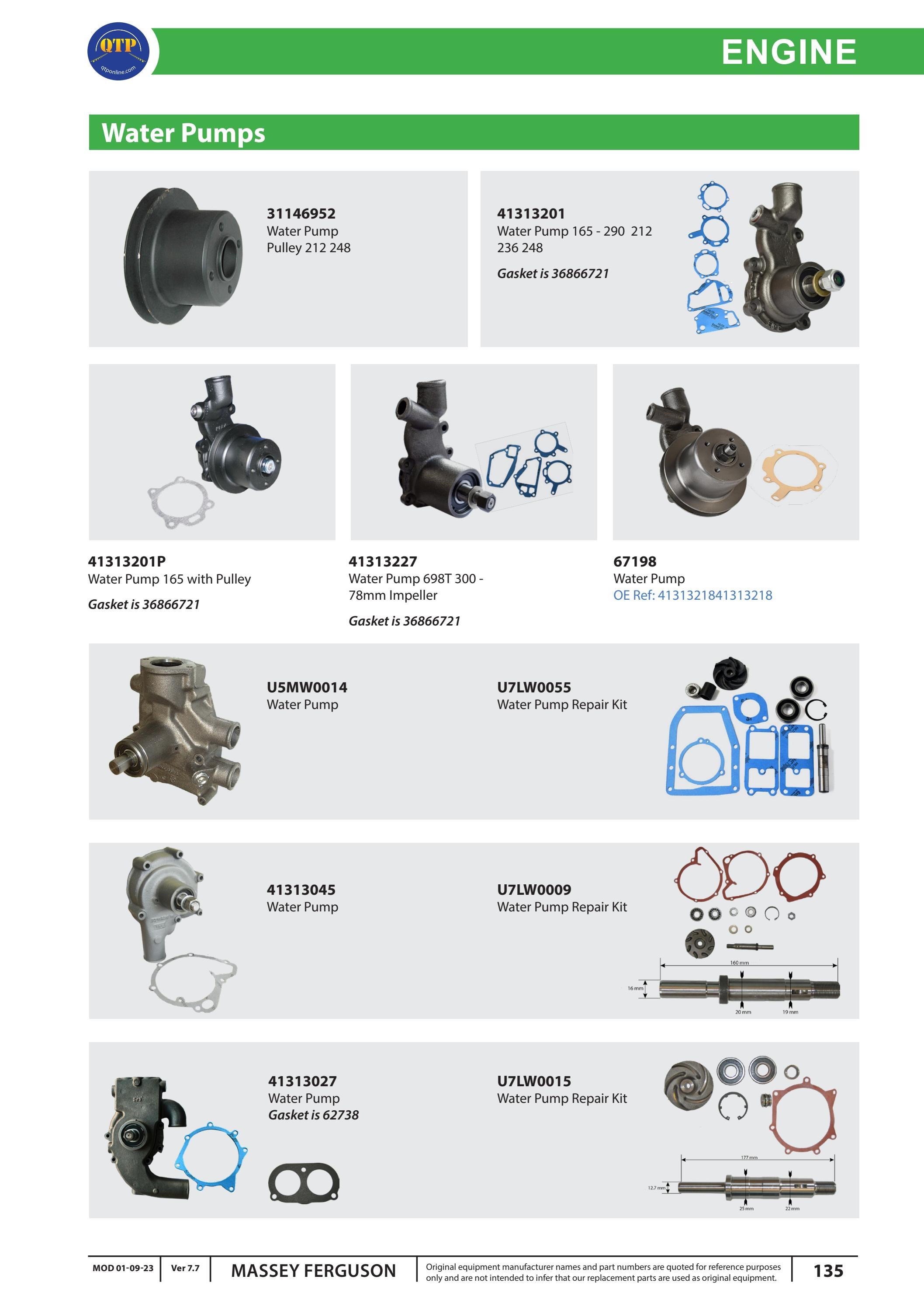 QTP Massey Ferguson Part Catalogue by Quality Tractor Parts - Issuu