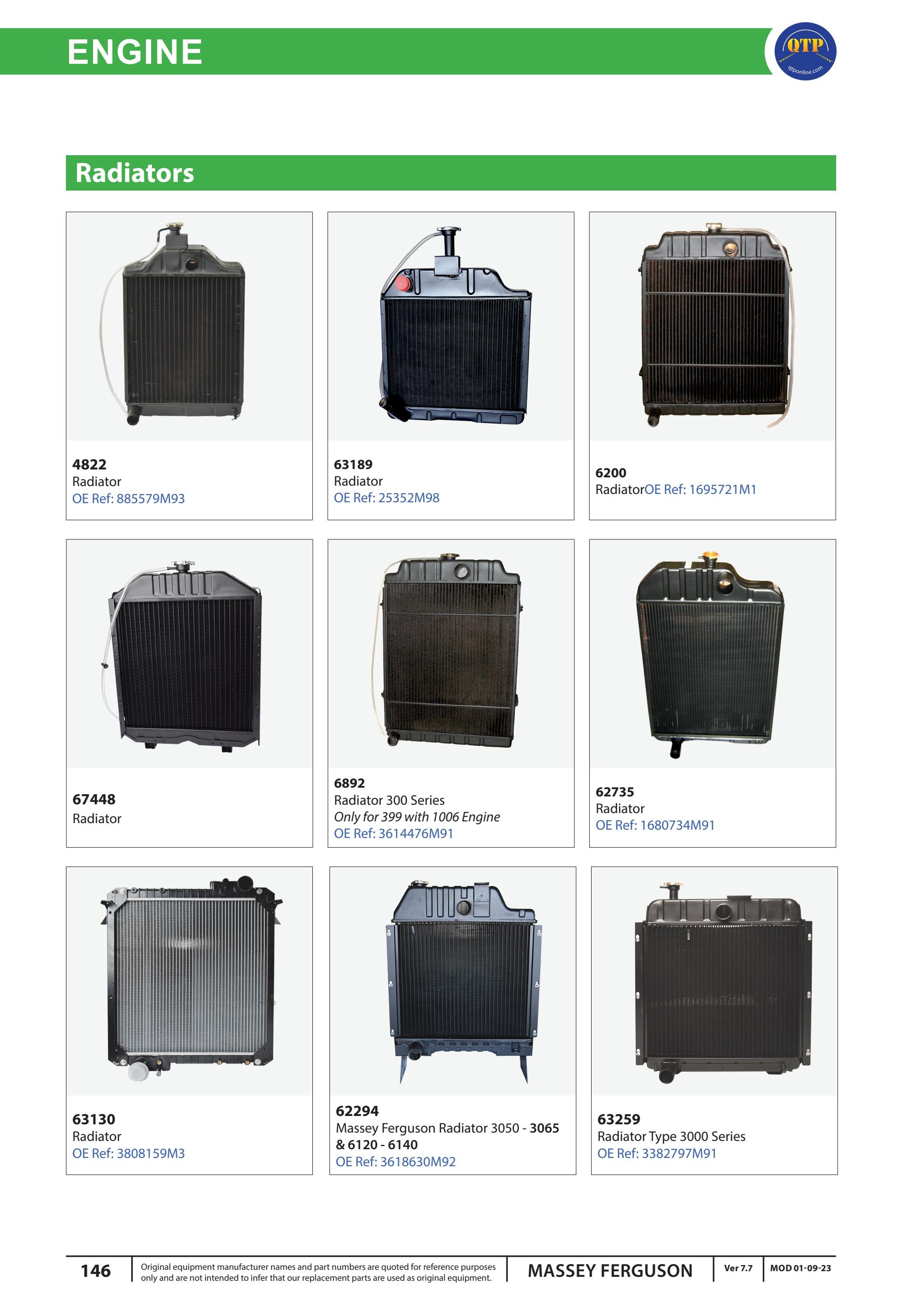 QTP Massey Ferguson Part Catalogue by Quality Tractor Parts - Issuu