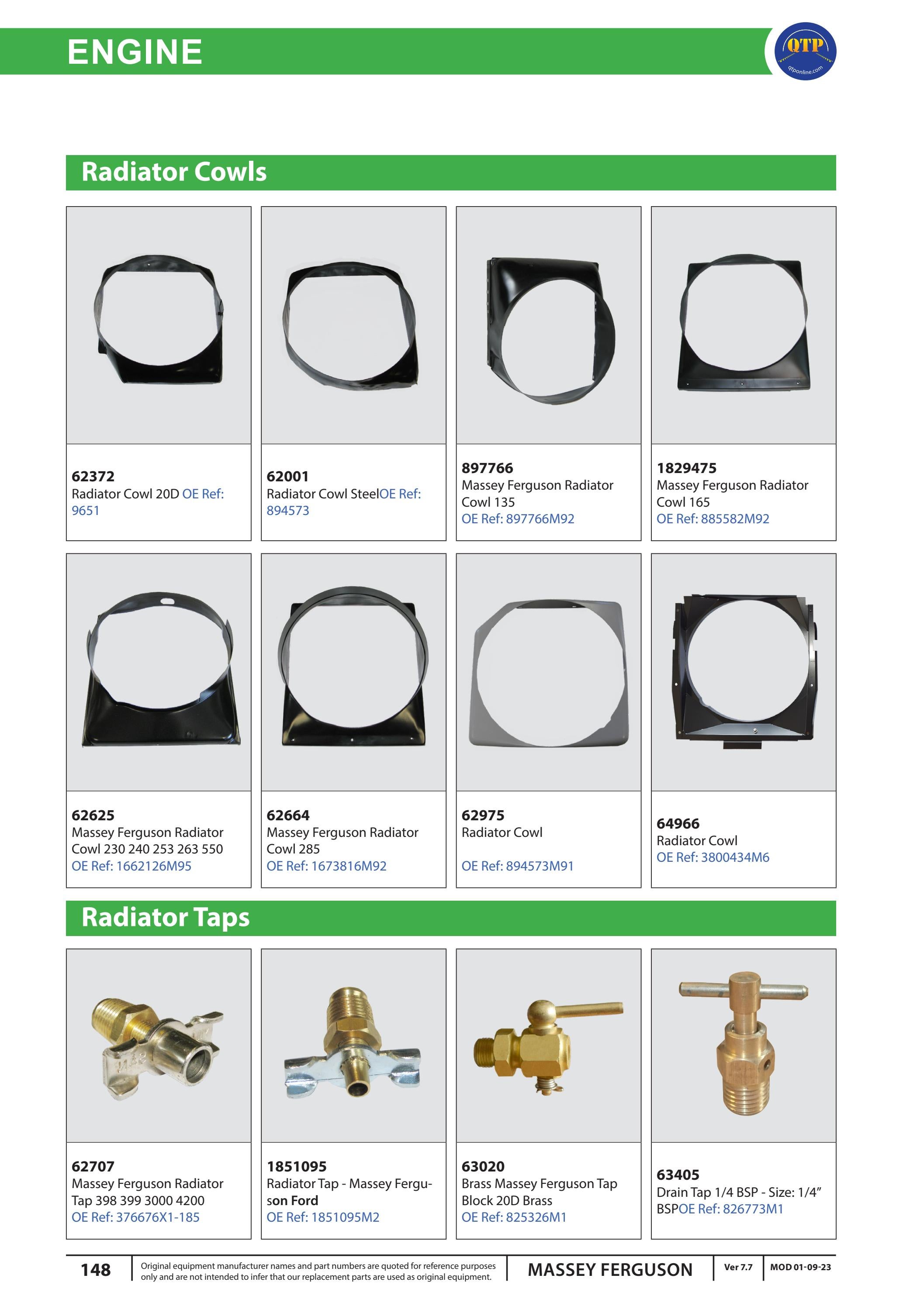 QTP Massey Ferguson Part Catalogue by Quality Tractor Parts - Issuu