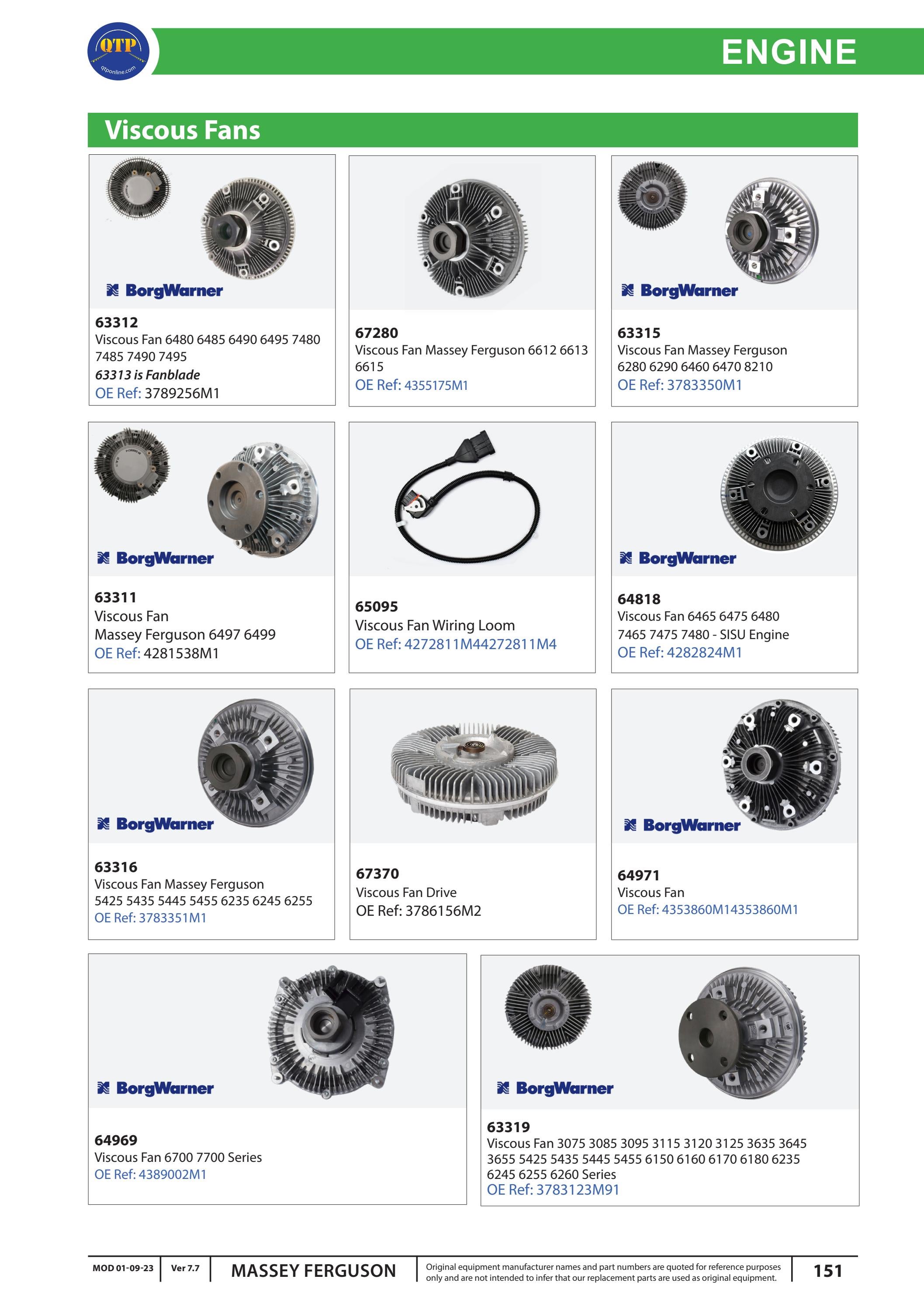 QTP Massey Ferguson Part Catalogue by Quality Tractor Parts - Issuu