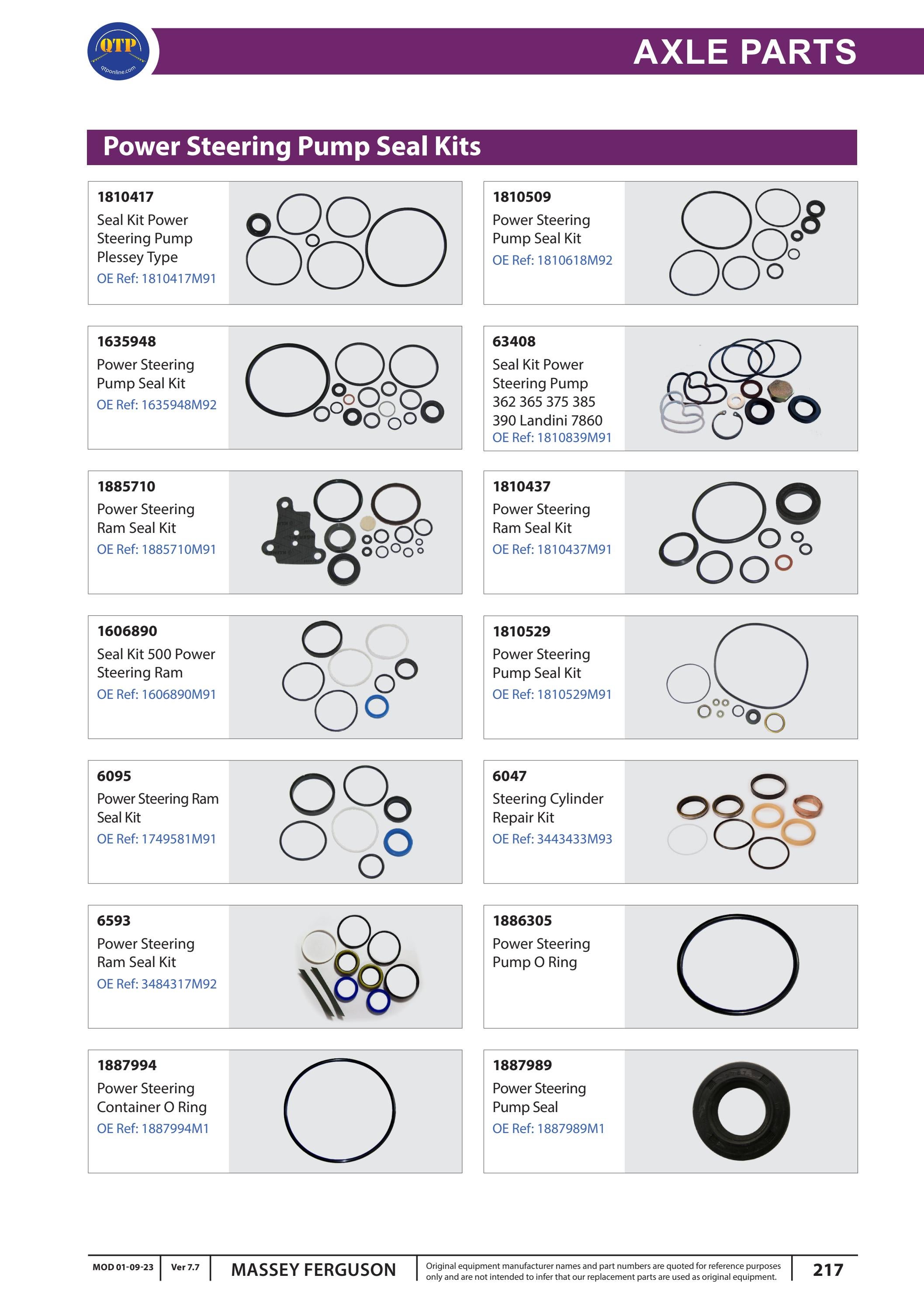 QTP Massey Ferguson Part Catalogue by Quality Tractor Parts - Issuu
