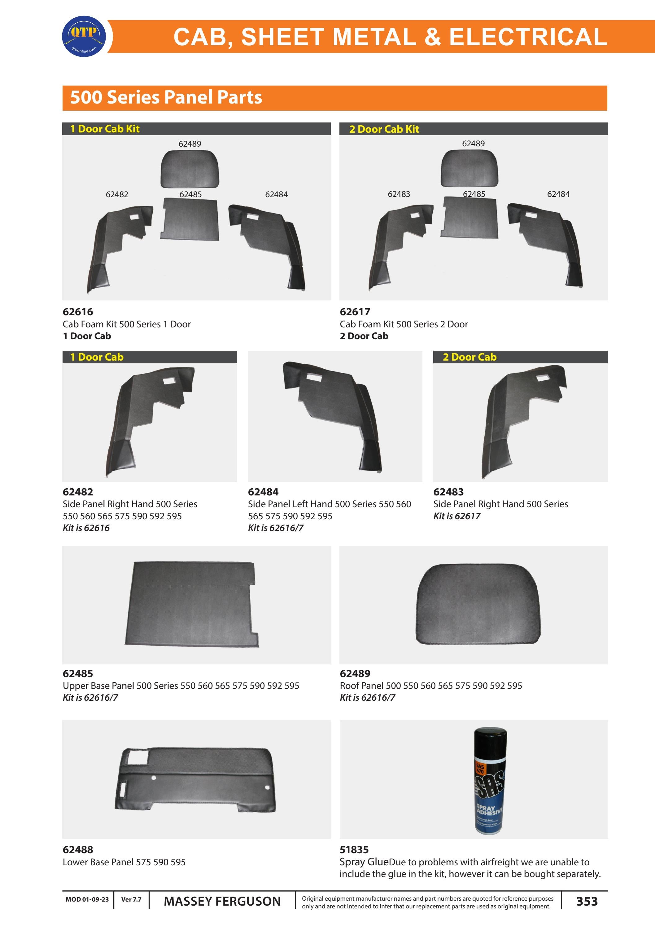 QTP Massey Ferguson Part Catalogue by Quality Tractor Parts - Issuu