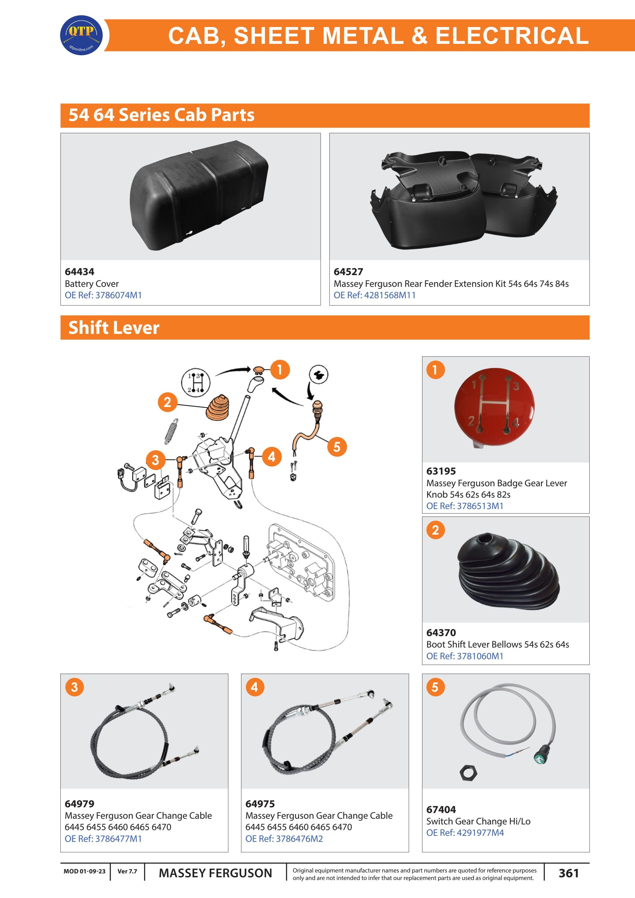 QTP Massey Ferguson Part Catalogue by Quality Tractor Parts - Issuu