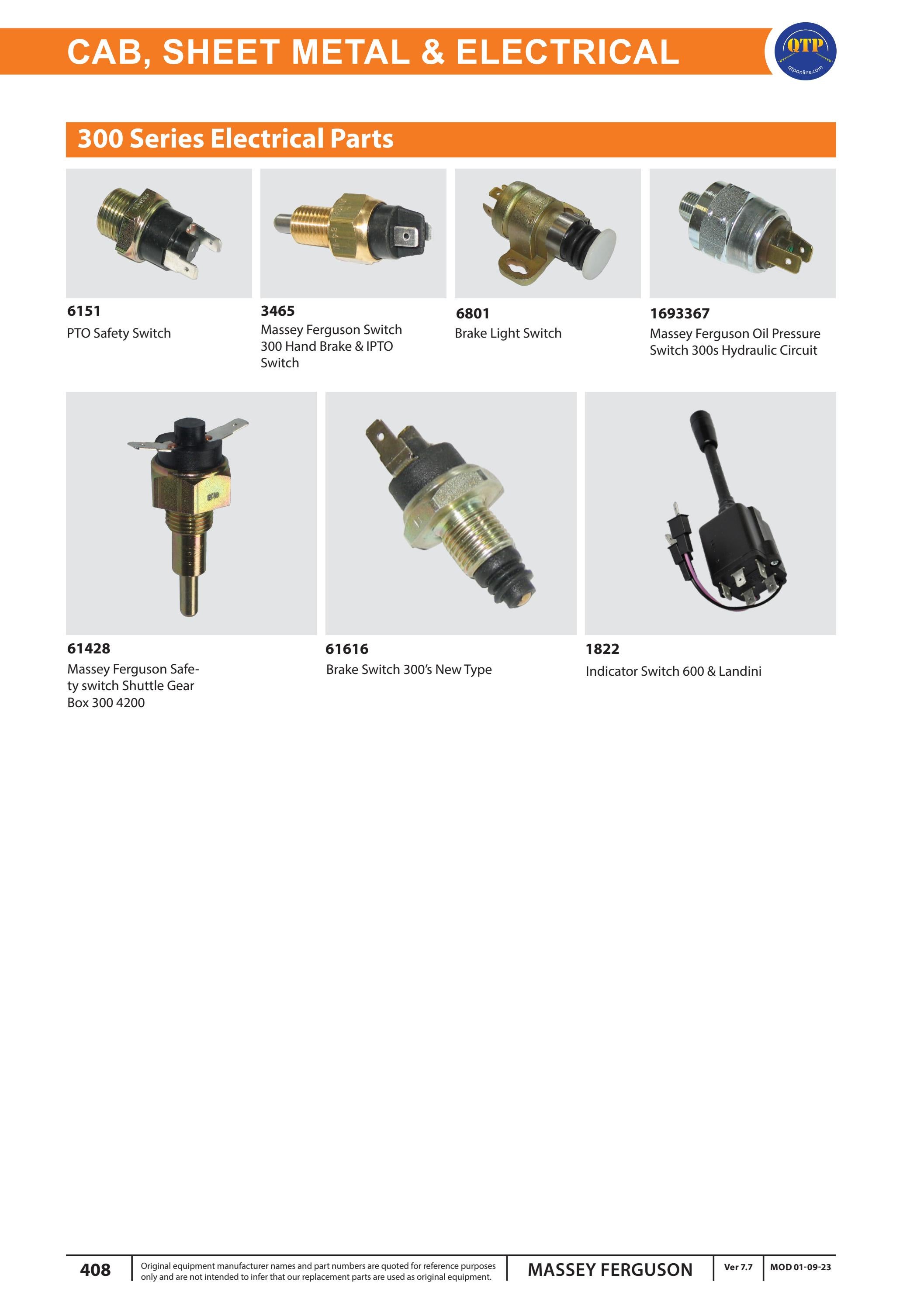 QTP Massey Ferguson Part Catalogue by Quality Tractor Parts - Issuu