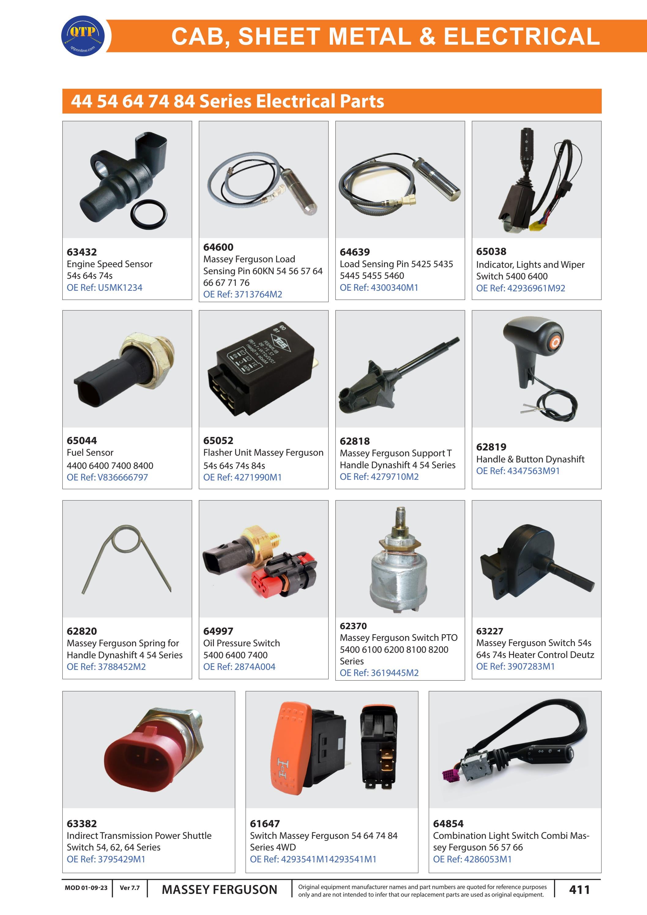 QTP Massey Ferguson Part Catalogue by Quality Tractor Parts - Issuu