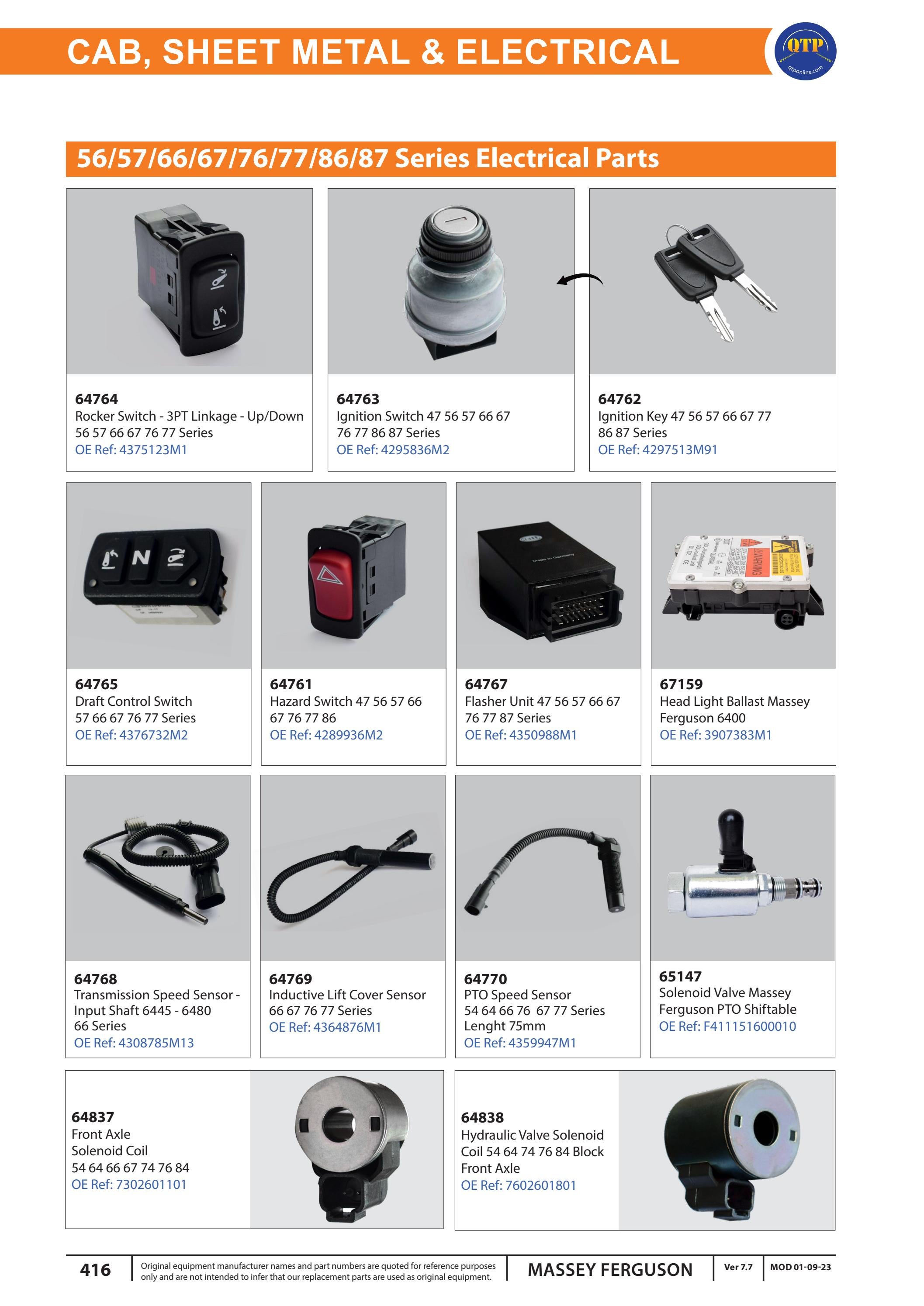 QTP Massey Ferguson Part Catalogue by Quality Tractor Parts - Issuu