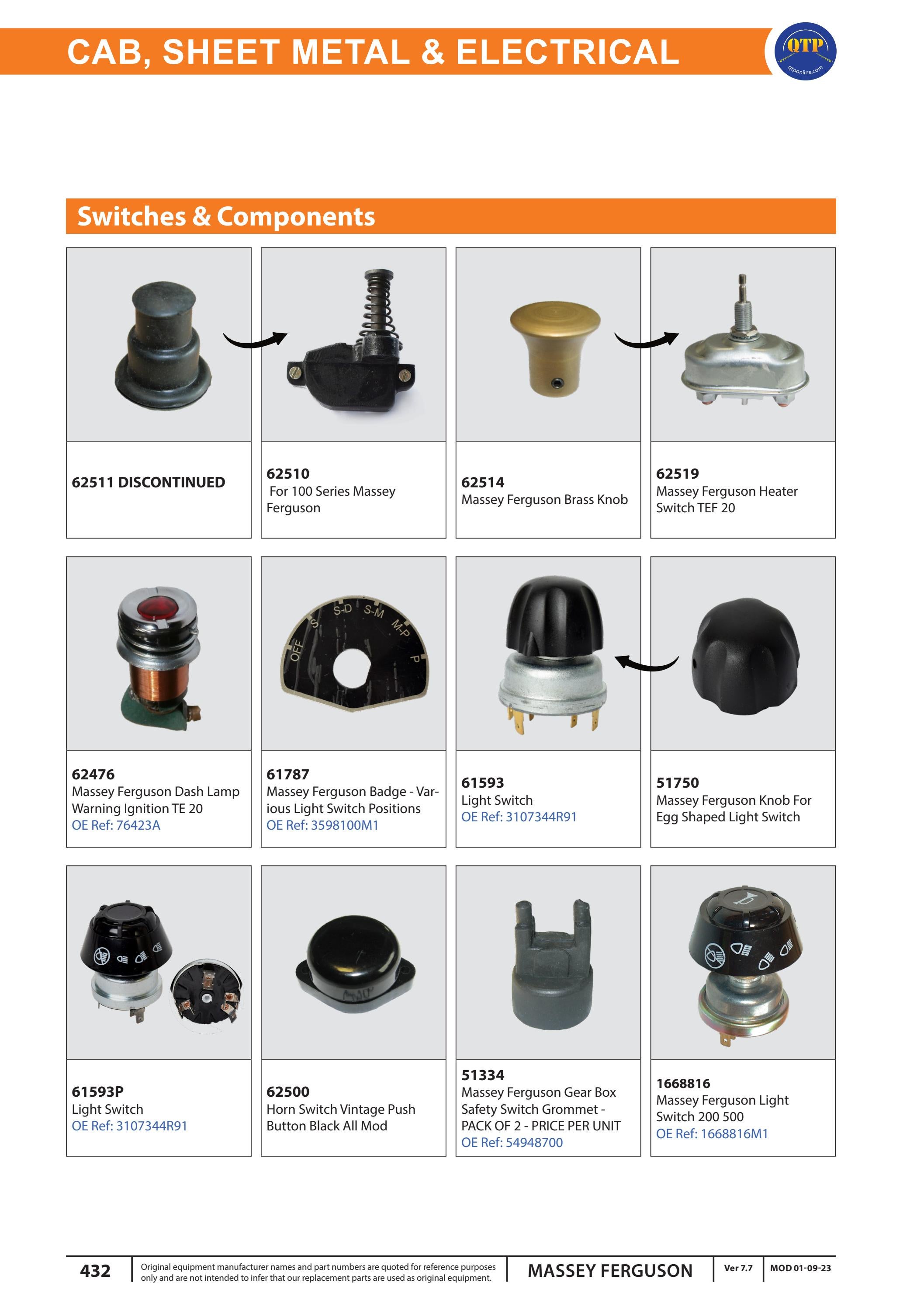 QTP Massey Ferguson Part Catalogue by Quality Tractor Parts - Issuu