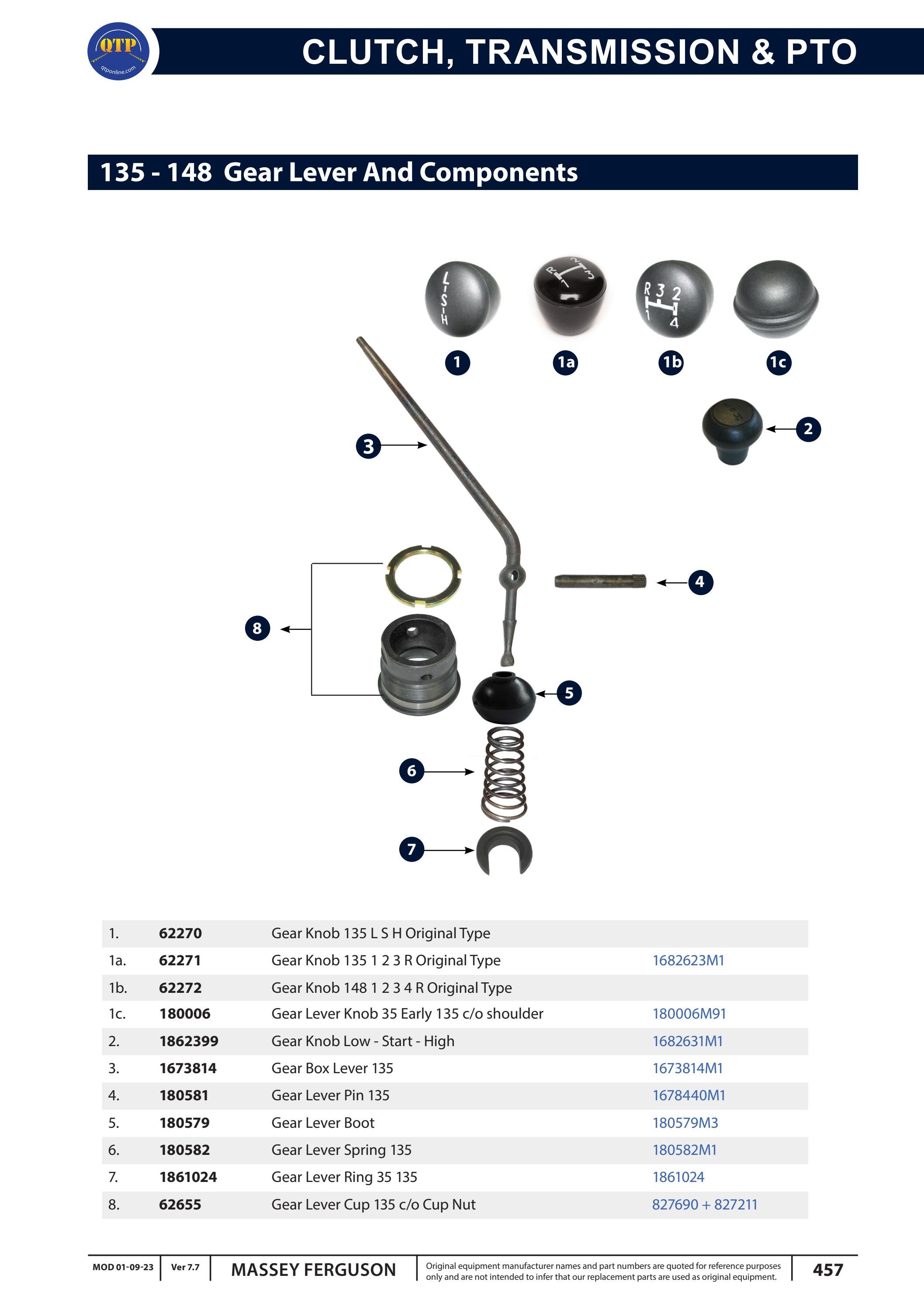 QTP Massey Ferguson Part Catalogue by Quality Tractor Parts - Issuu
