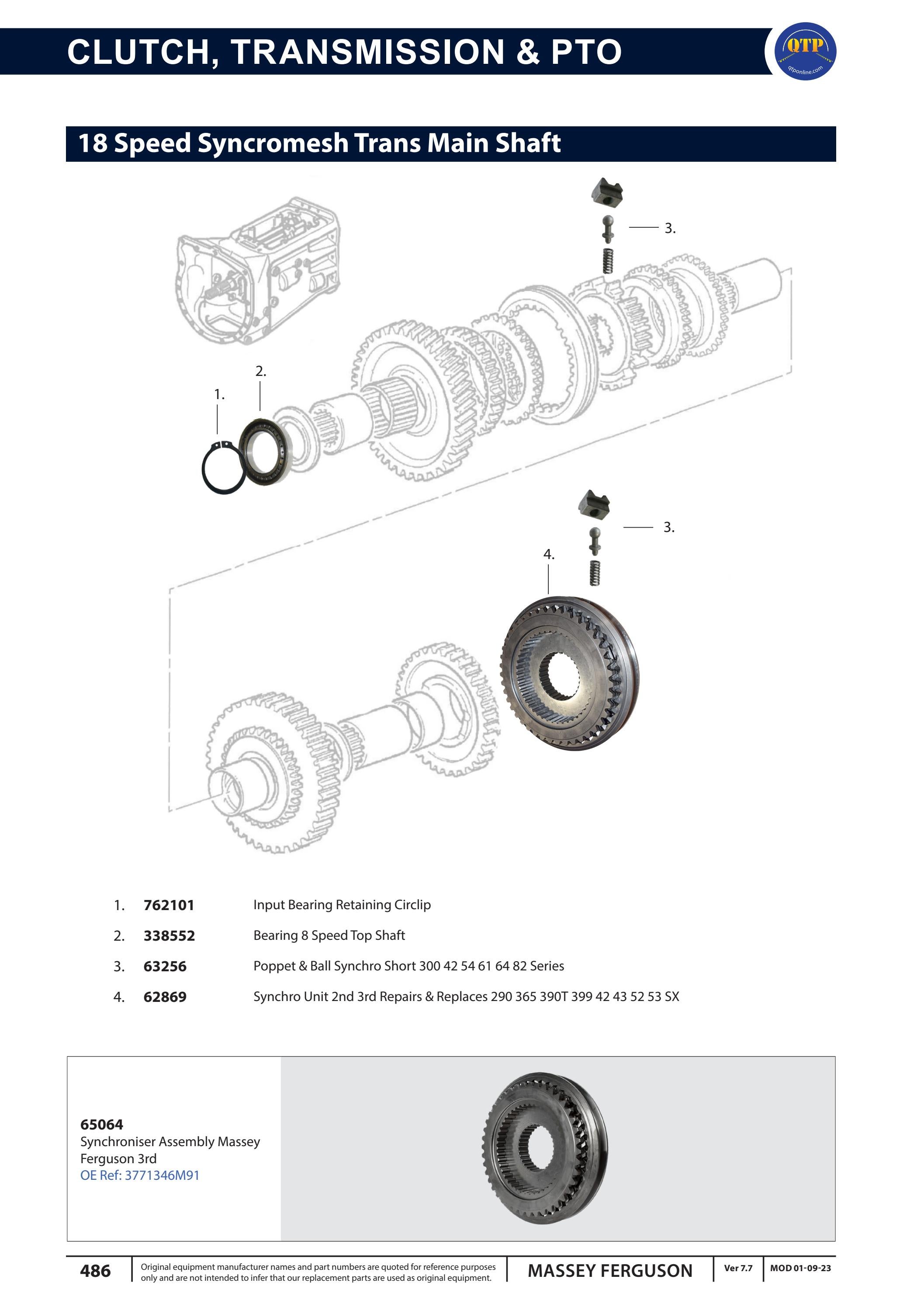 QTP Massey Ferguson Part Catalogue by Quality Tractor Parts - Issuu