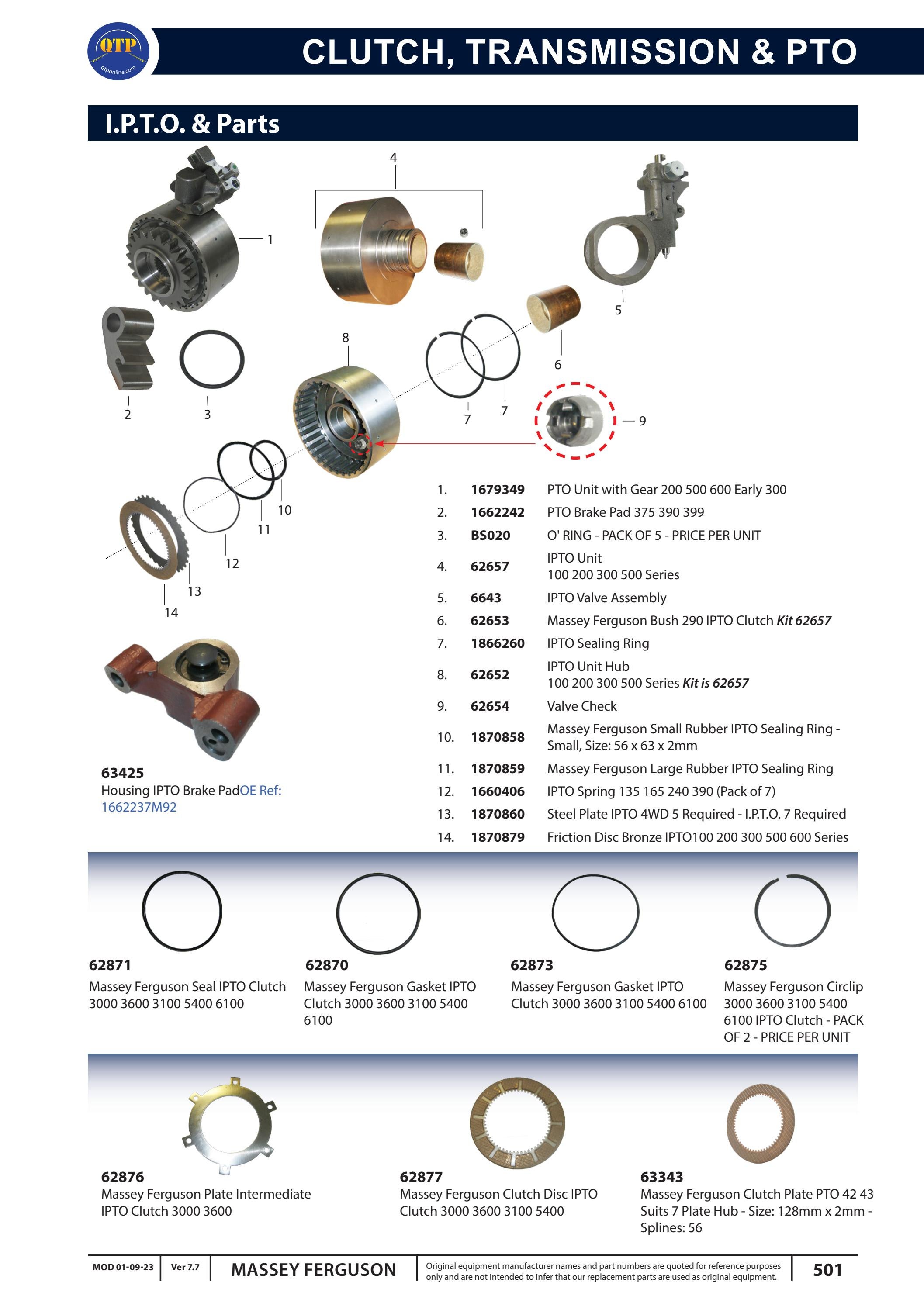 QTP Massey Ferguson Part Catalogue by Quality Tractor Parts - Issuu