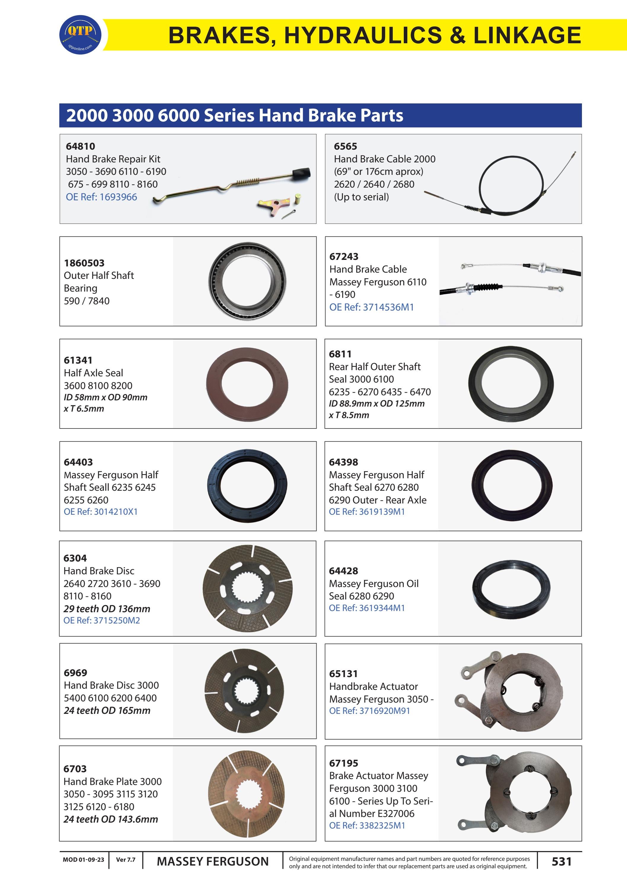 QTP Massey Ferguson Part Catalogue by Quality Tractor Parts - Issuu