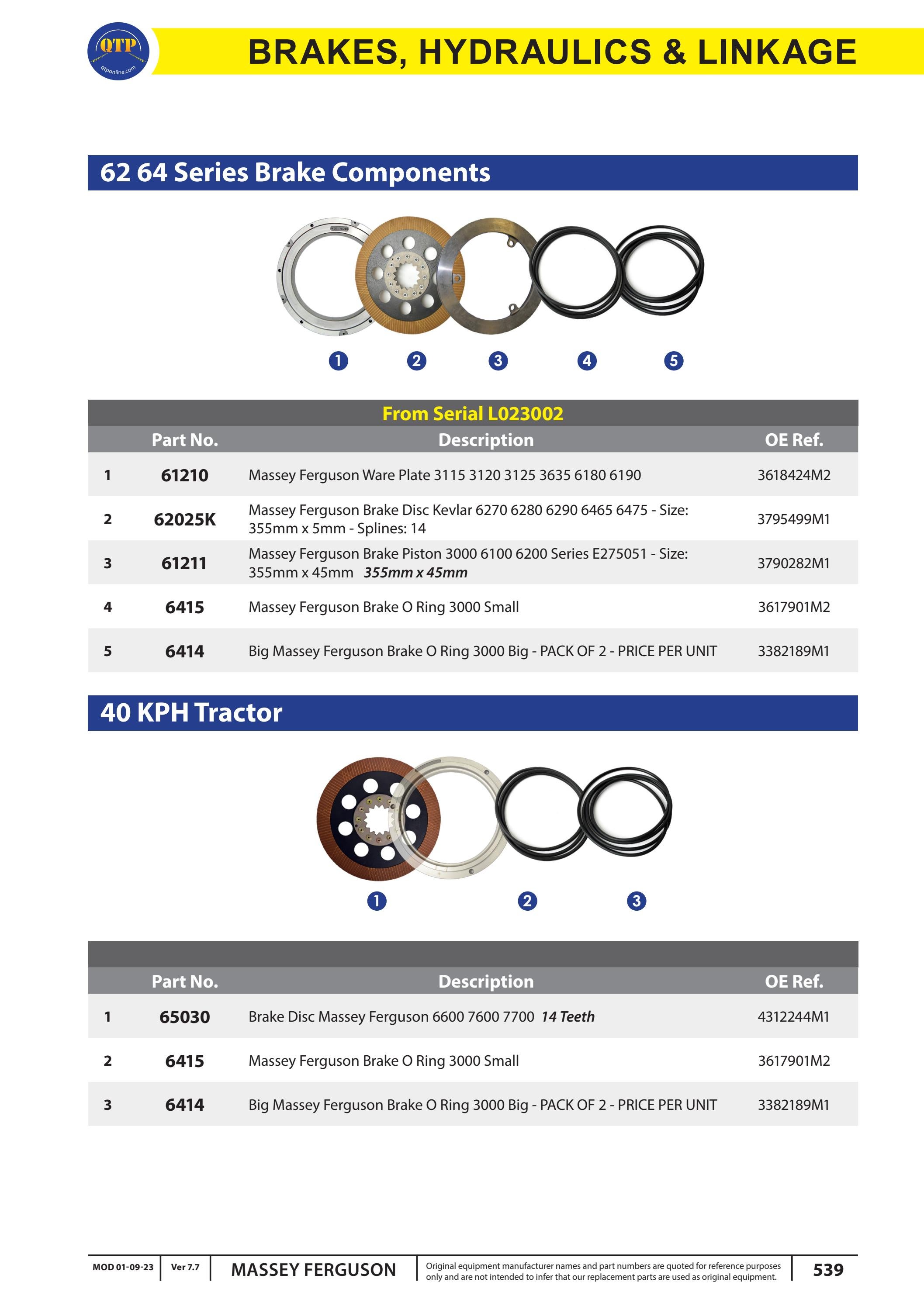 QTP Massey Ferguson Part Catalogue by Quality Tractor Parts - Issuu
