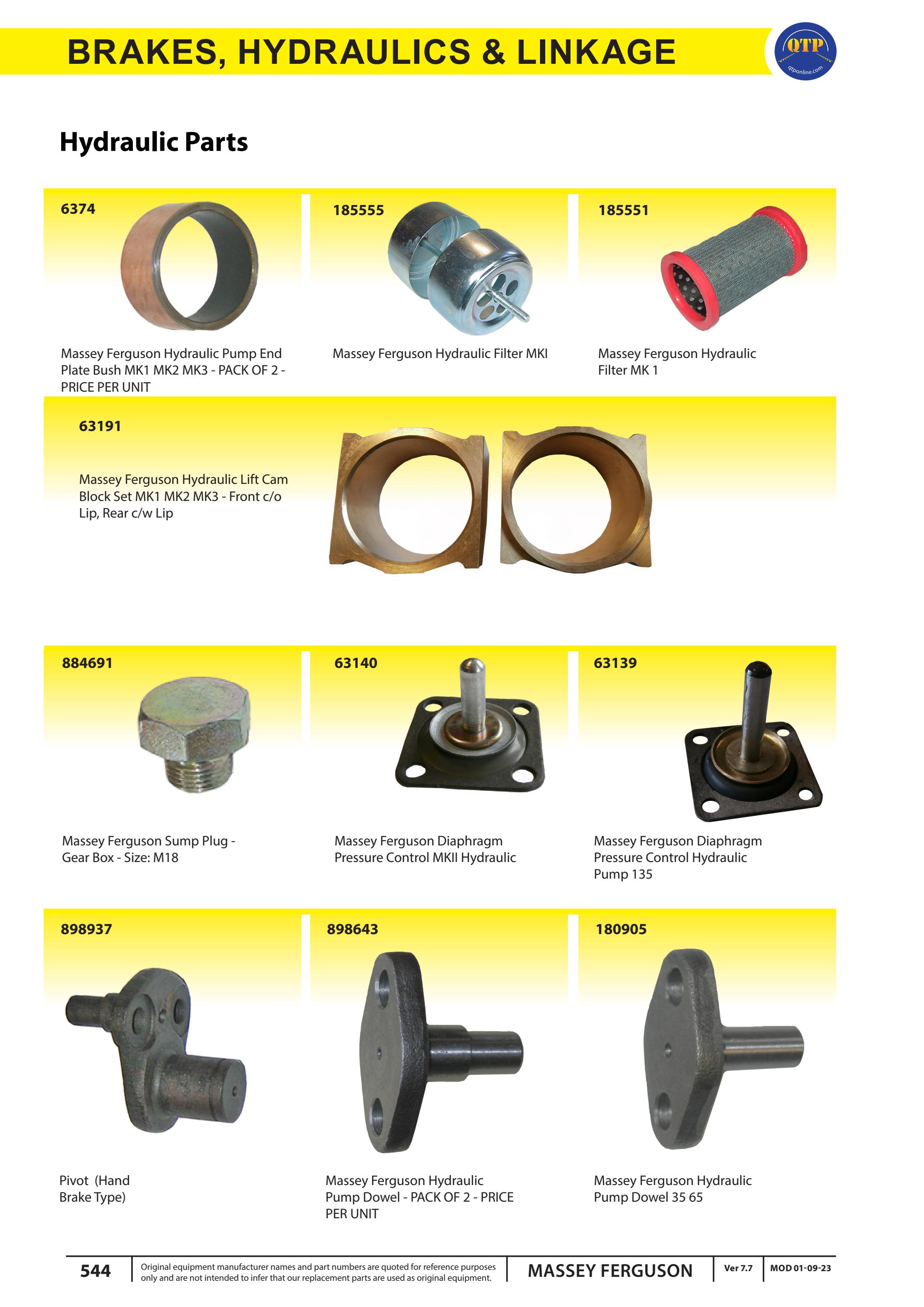 QTP Massey Ferguson Part Catalogue by Quality Tractor Parts - Issuu