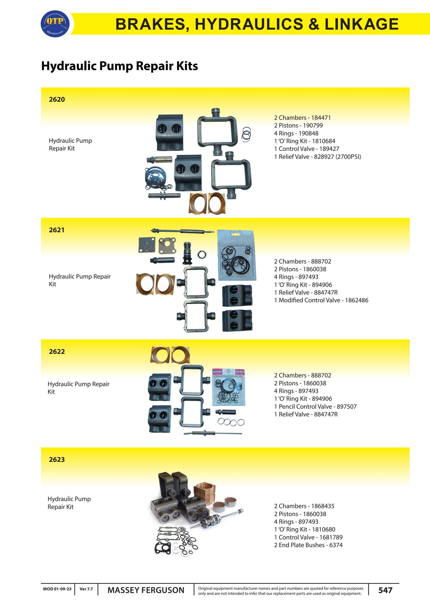 QTP Massey Ferguson Part Catalogue by Quality Tractor Parts - Issuu
